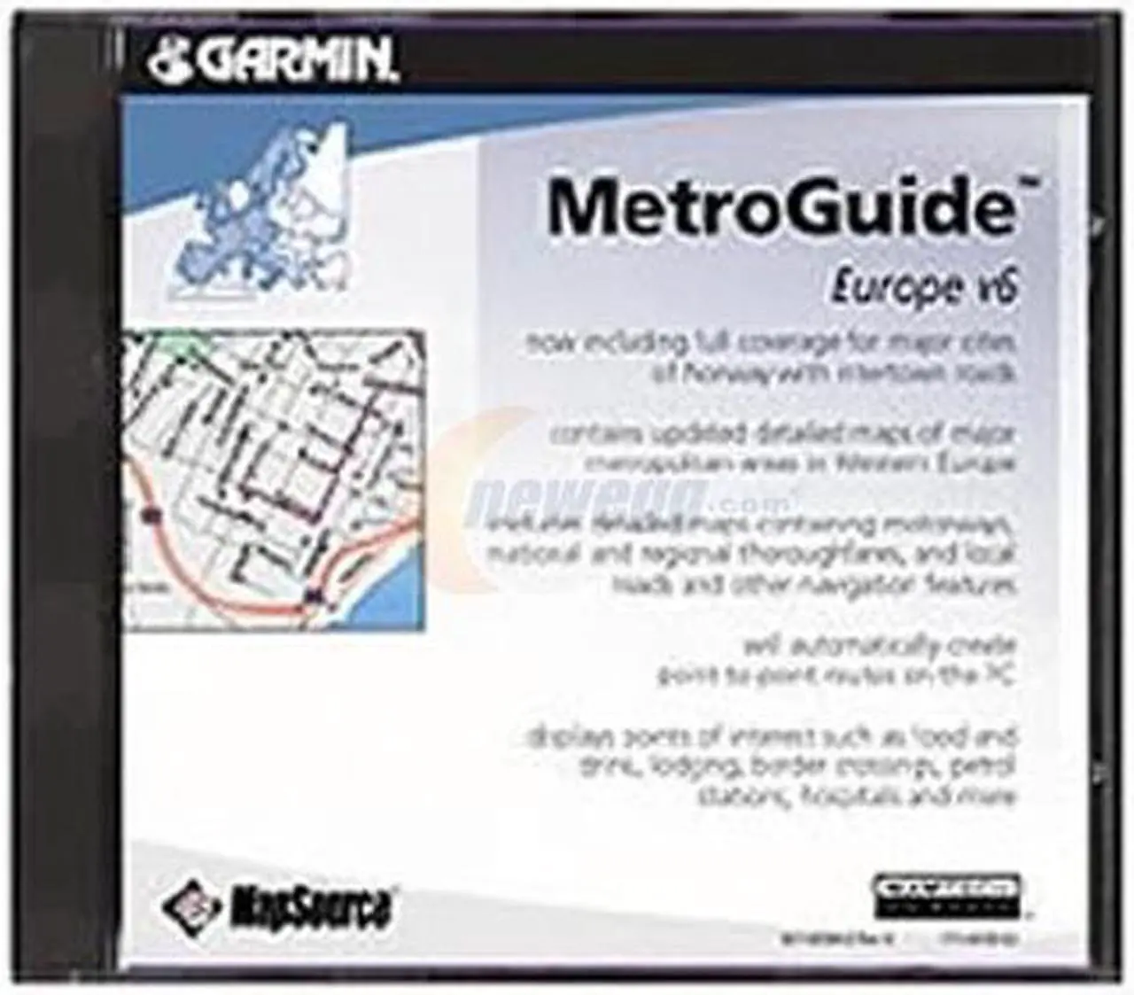 GARMIN MapSource MetroGuide Europe - Newegg.com