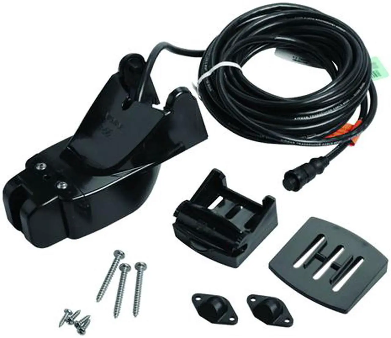 GARMIN PARTS Plastic Transom Mount Transducer with Depth, Speed ...