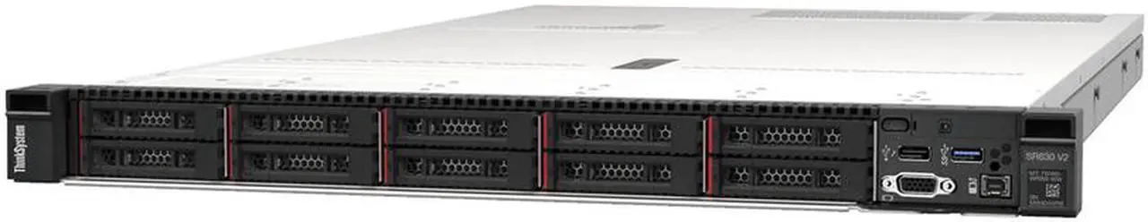 Lenovo ThinkSystem SR630 V2 1U Rackmount Rack Server - 1x Intel Xeon ...
