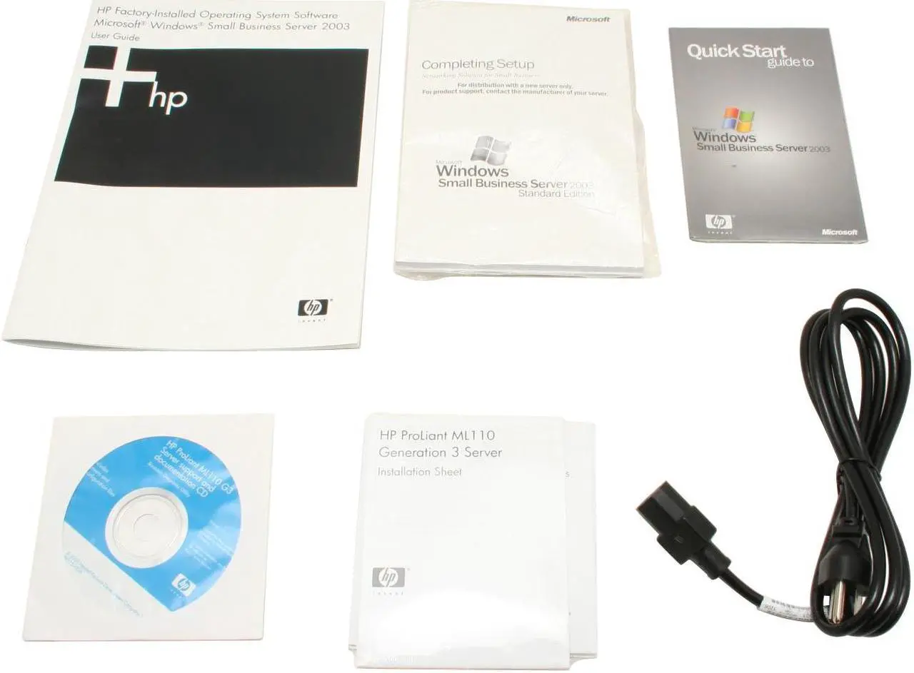 HP Tower ProLiant ML110 G3 P4 630 3 GHz 1 GB (8 GB max) DDRII 80 GB ATI ...