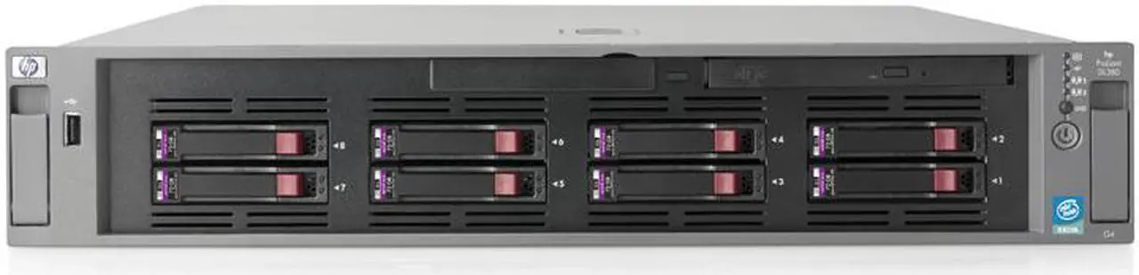 HP ProLiant DL380 G4 Rack Xeon 3.4 GHz 1 GB DDR II ATI RAGE XL Hot-swap ...