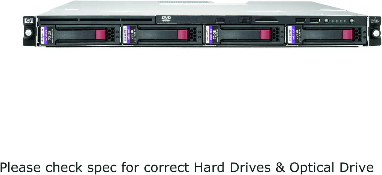 HP ProLiant DL165 G7 Rack Server System 2 x AMD Opteron Model 6172 12 ...
