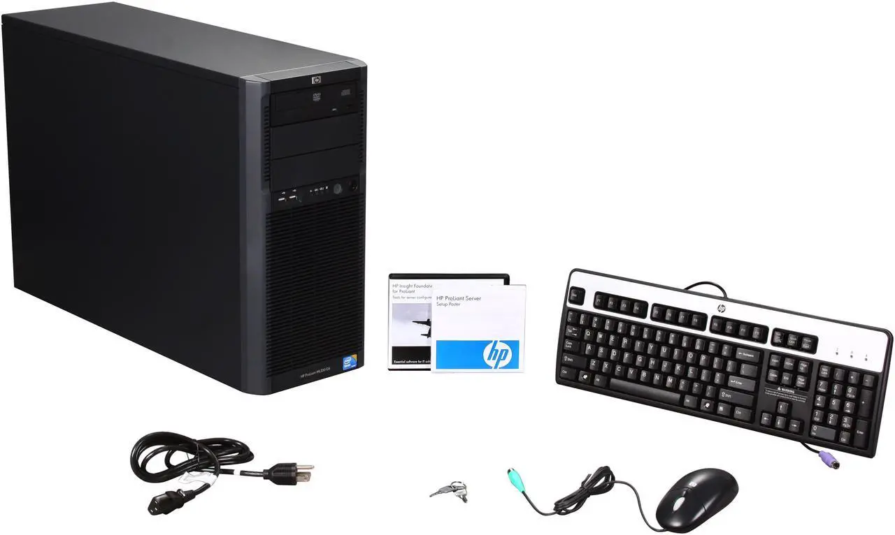 HP ProLiant ML330 G6 Tower Server System Intel Xeon E5603 (4 core, 1.60 ...