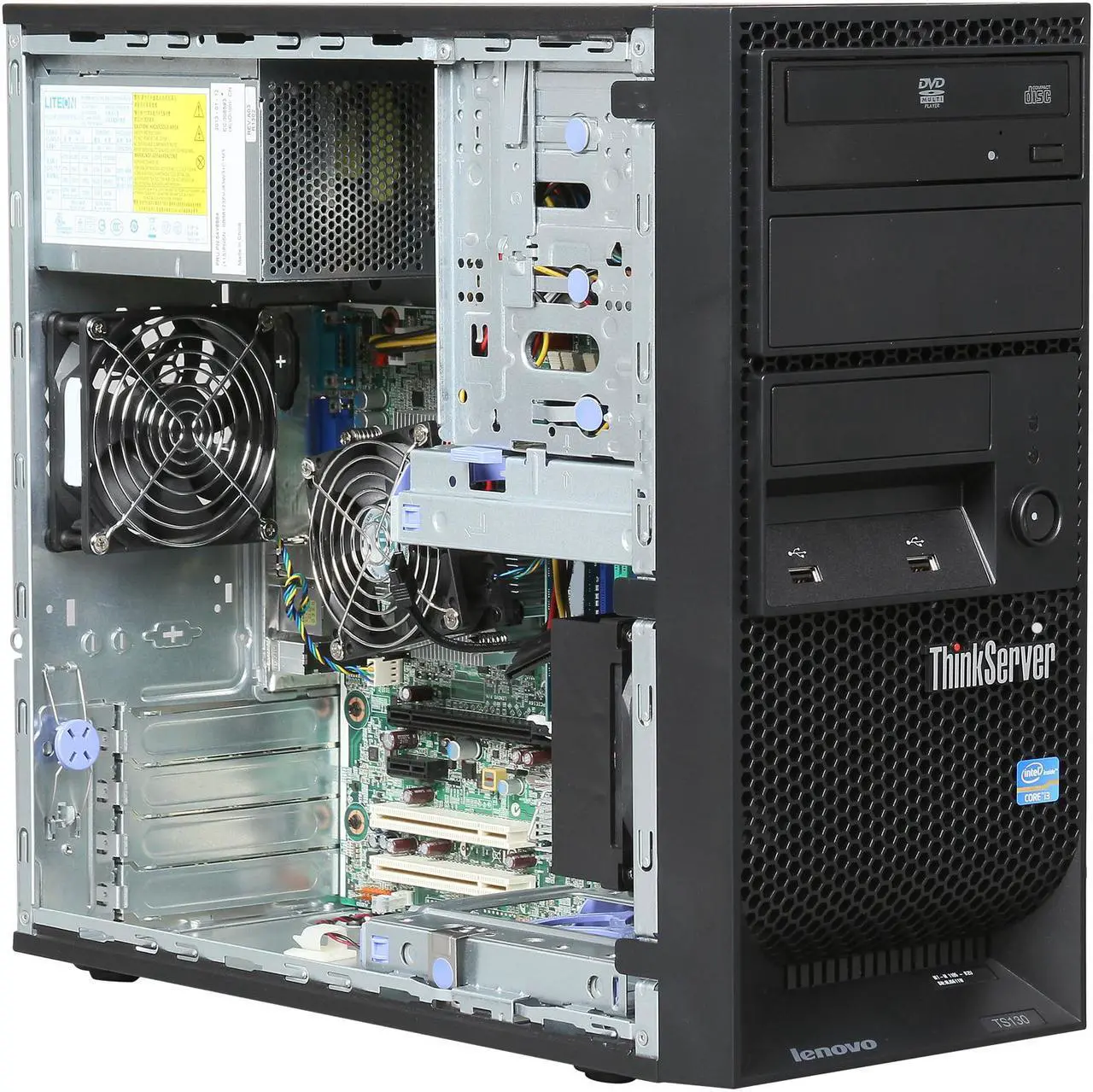 Lenovo ThinkServer TS130 Tower Server System Intel Core i3-3220 3.3GHz ...