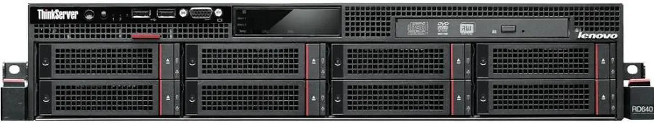 Lenovo ThinkServer RD640 Rack Server System Intel Xeon E5-2690 v2 3 ...