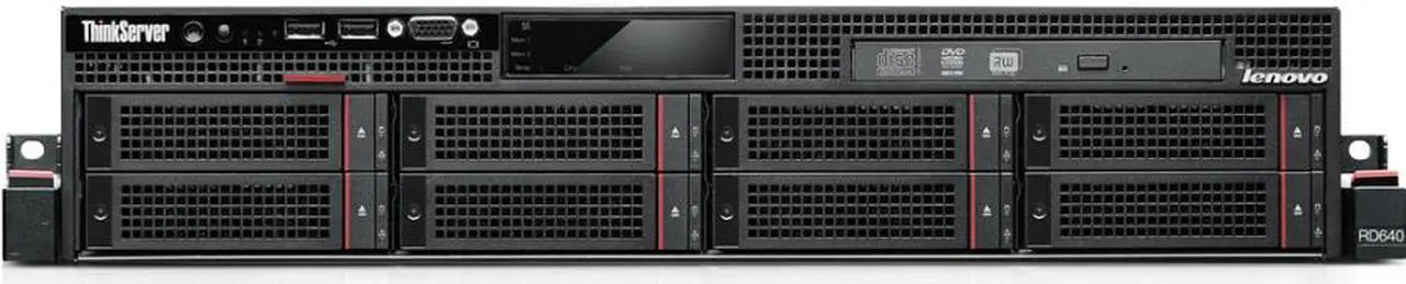 Lenovo ThinkServer RD640 Rack Server System Intel Xeon E5-2690 v2 3 ...