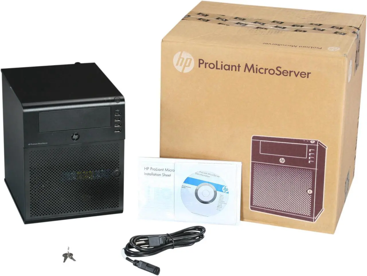 Open Box: HP ProLiant N40L MicroServer Server System AMD Turion II Neo ...