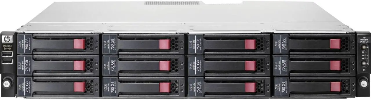HP ProLiant DL185 G5 2U Rack Entry-level Server - 2 x Opteron 2376 2 ...
