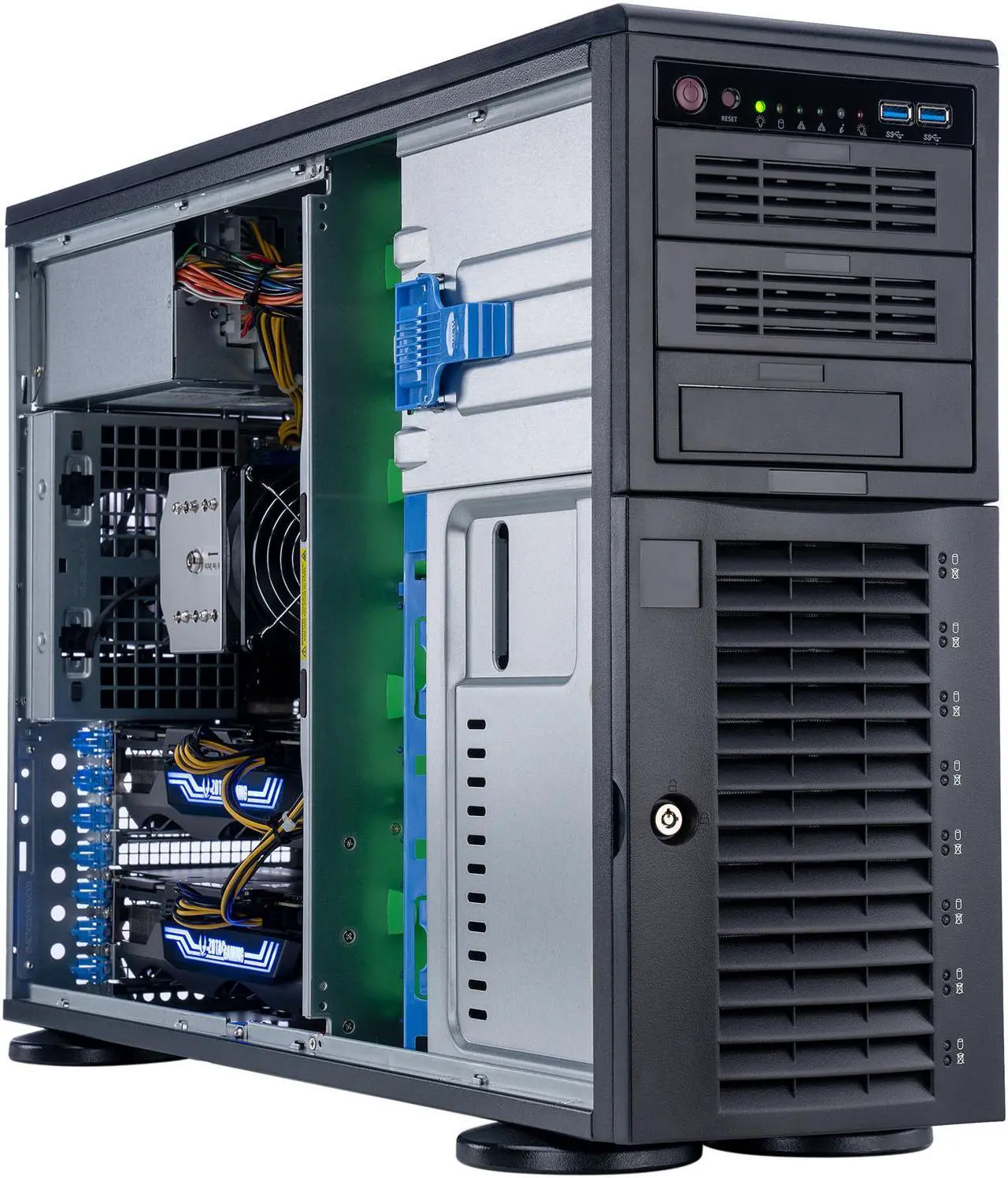 Supermicro AMD Ryzen Threadripper PRO Ultimate 2X RTX 3090 Workstation ...
