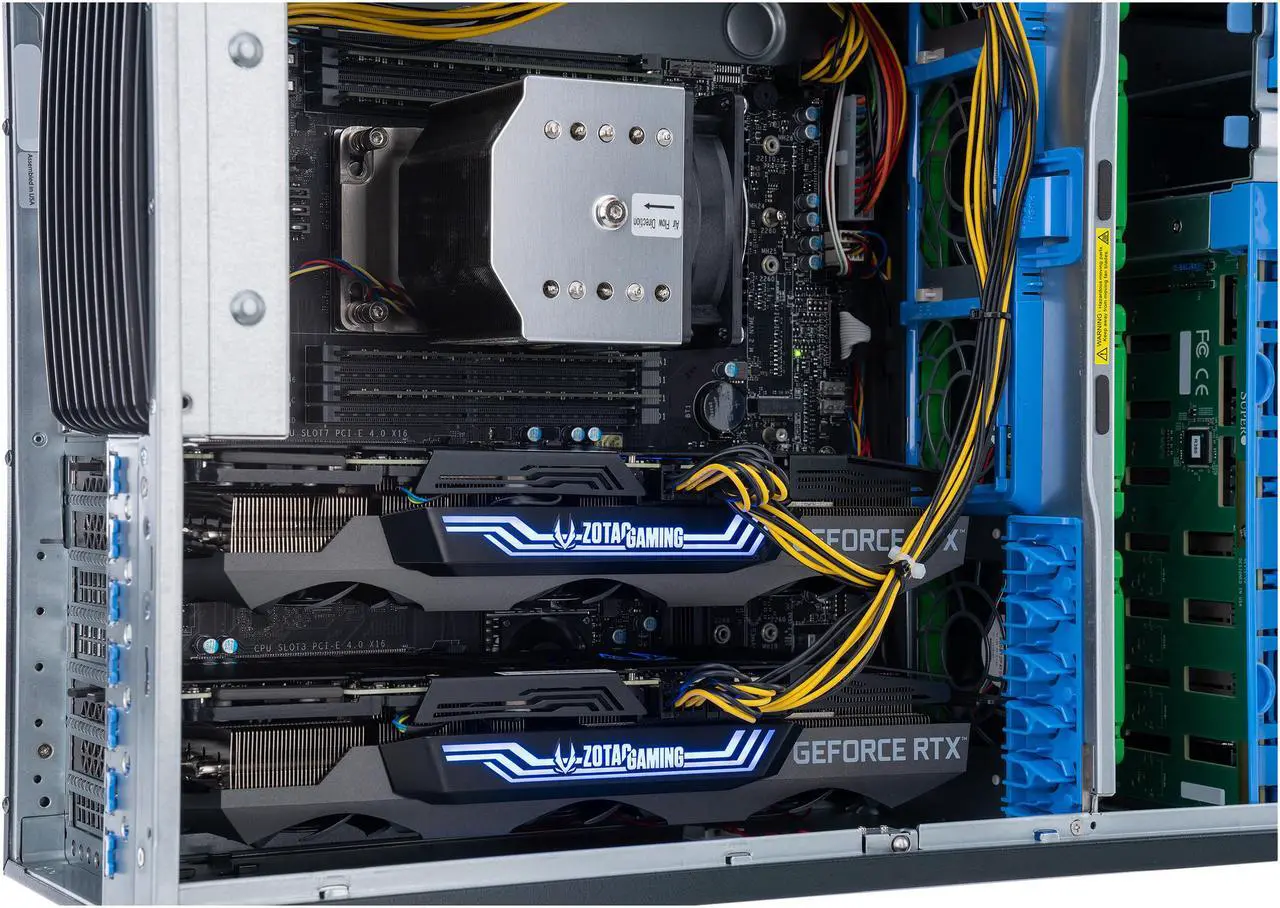 Supermicro AMD Ryzen Threadripper PRO Ultimate 2X RTX 3090 Workstation ...