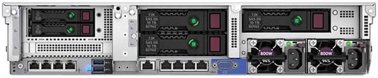 HPE ProLiant DL380 G10 Rack 8SFF 1 x 500W PS Server/S-Buy Intel Xeon ...