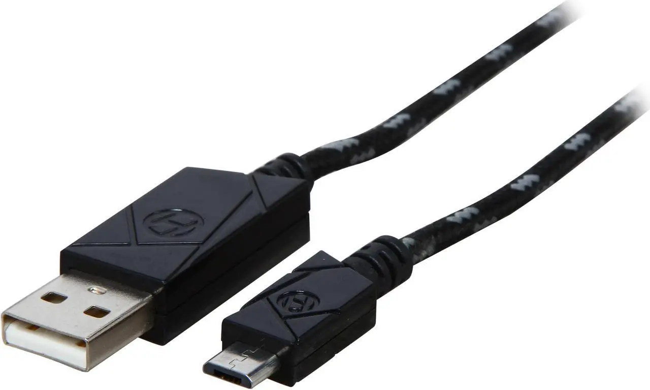 Hyperkin Polygon Braided Micro USB Charge Cable for PS4/ Xbox One/ PS ...