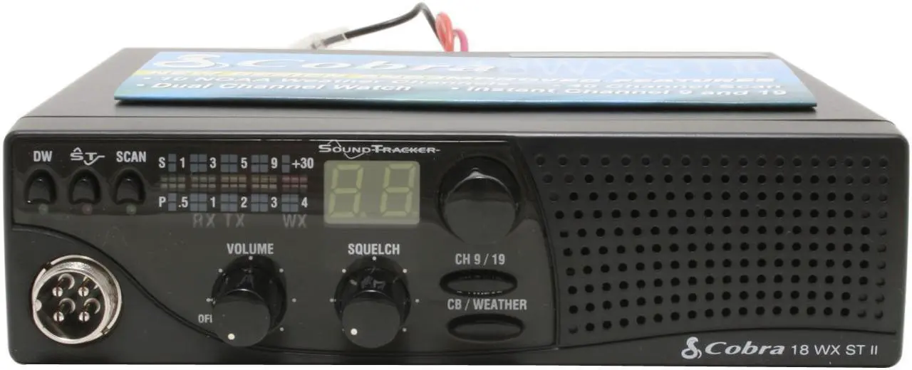 Cobra C18-WXSTII with SoundTracker and NOAA Weather - Newegg.com