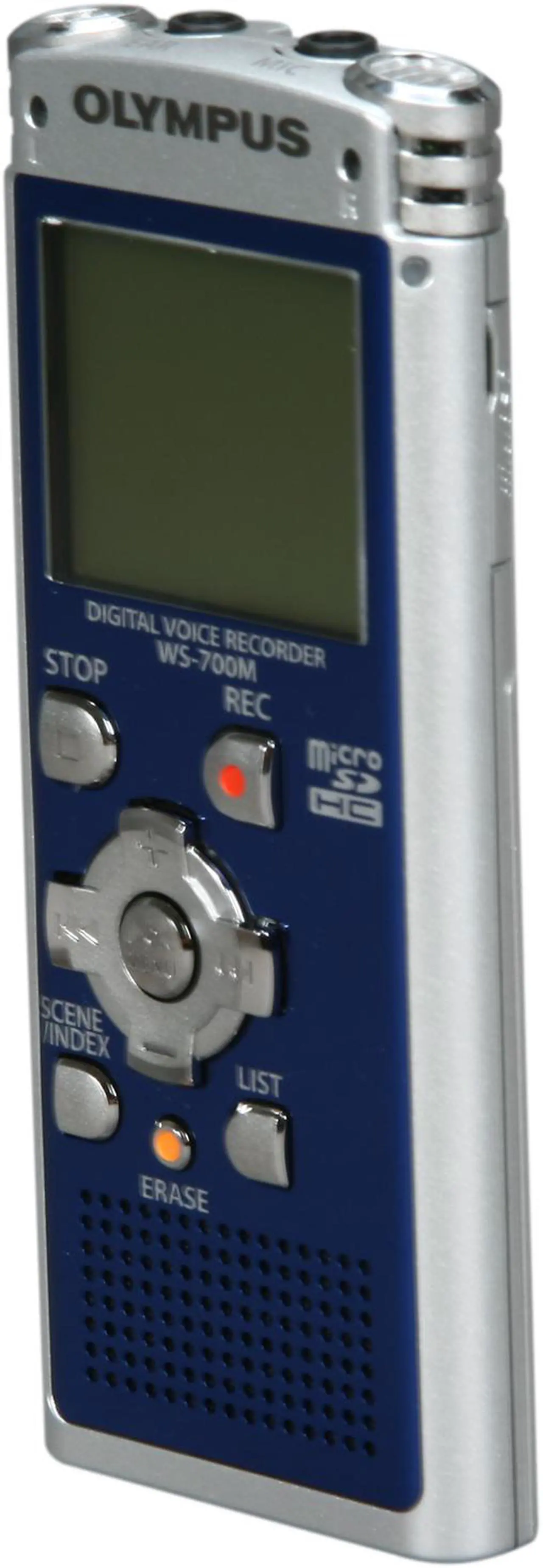 OLYMPUS WS-700M Digital Voice Recorder (Blue) - Newegg.com