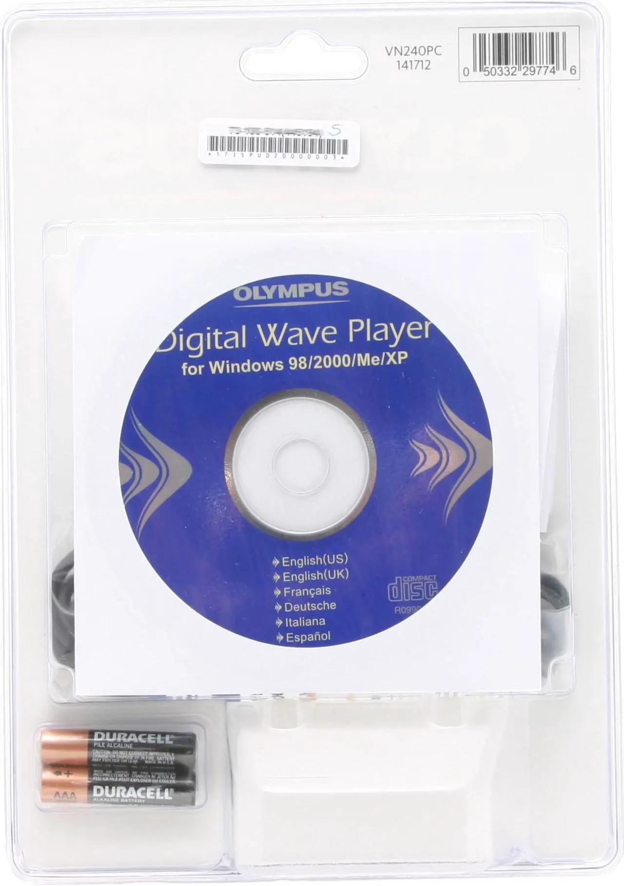 OLYMPUS VN-240PC Digital Voice Recorder w/ PC Link - Newegg.com