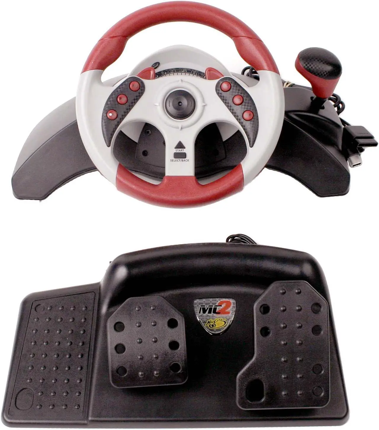Mad Catz Universal MC2 Racing Wheel and Pedals - Newegg.com