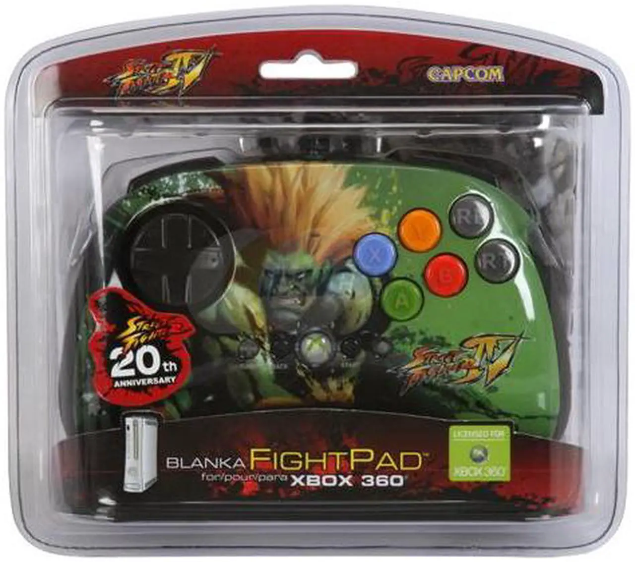 MADCATZ Official Street Fighter IV FightPad for Xbox 360 - Blanka ...