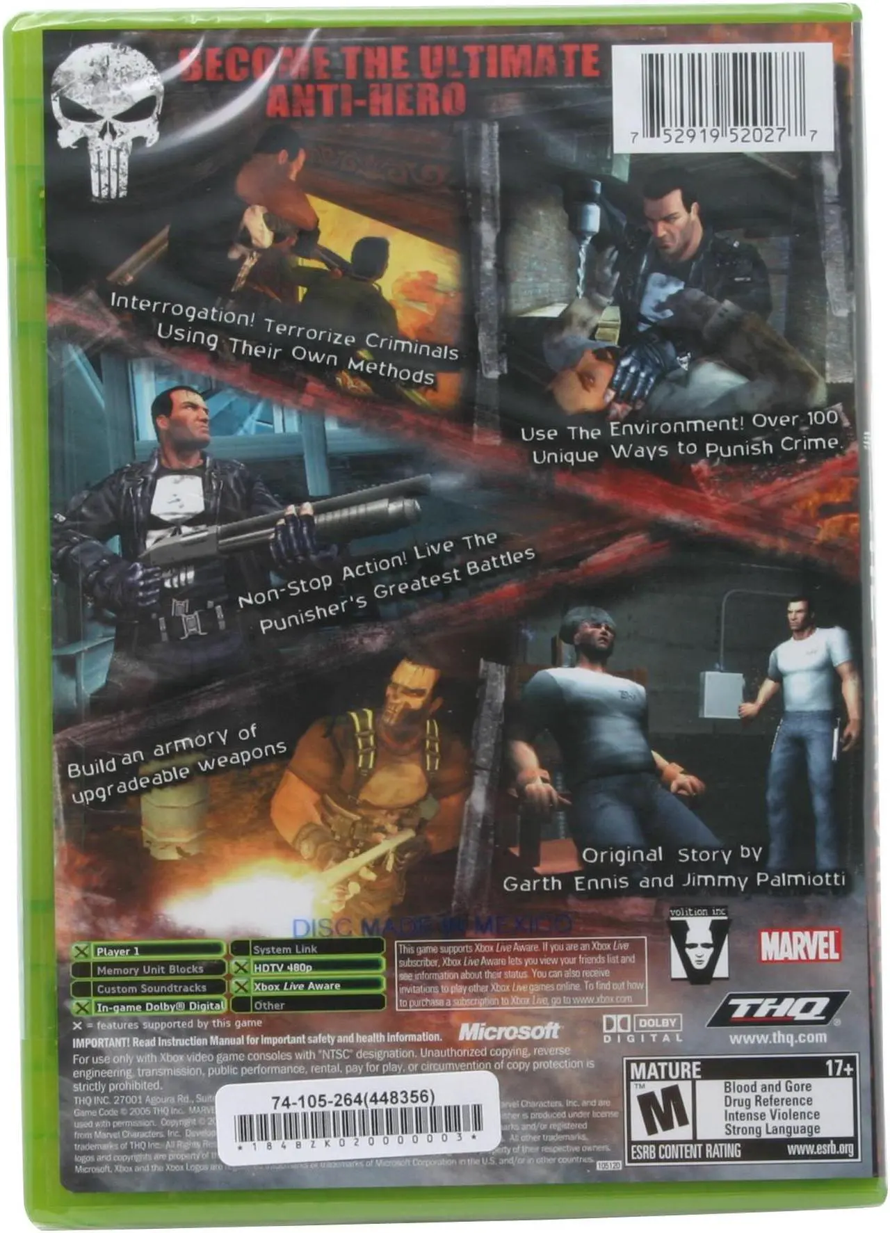 The Punisher XBOX game THQ - Newegg.com