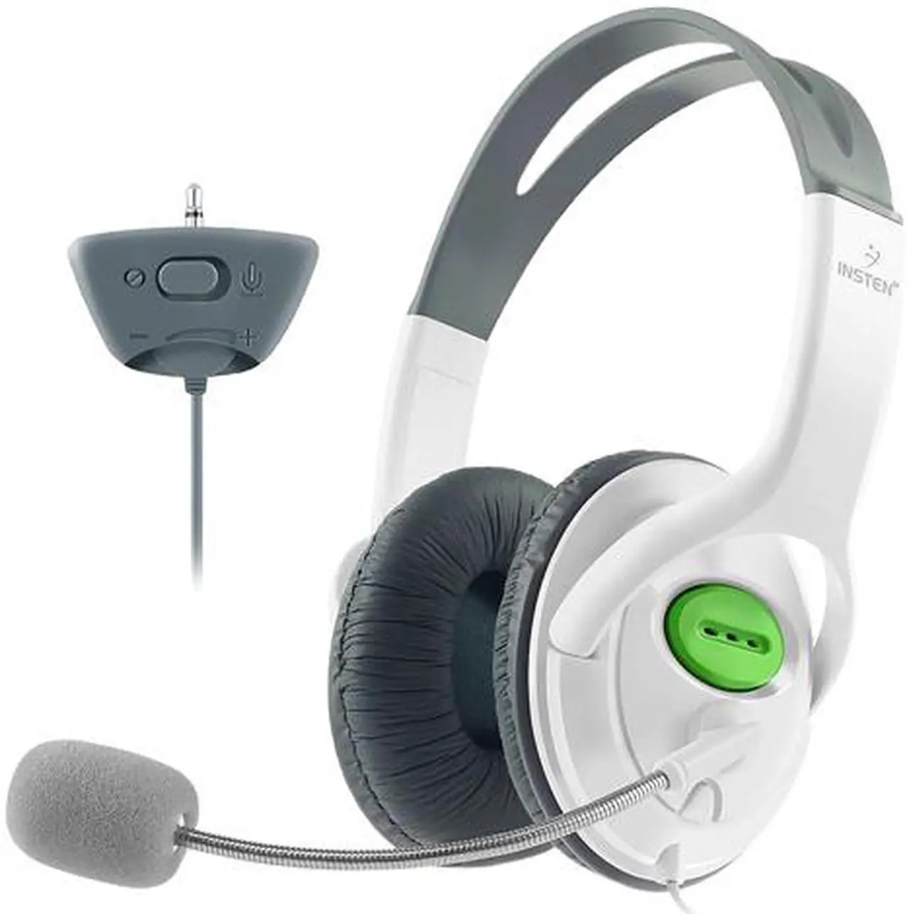 INSTEN Headset w/ Mic For Microsoft Xbox 360 / Xbox 360 Slim - Newegg.com