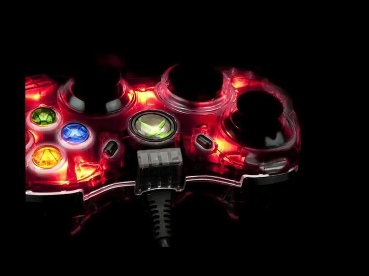 PDP Afterglow Wired Controller for Xbox 360 - Red - Newegg.com