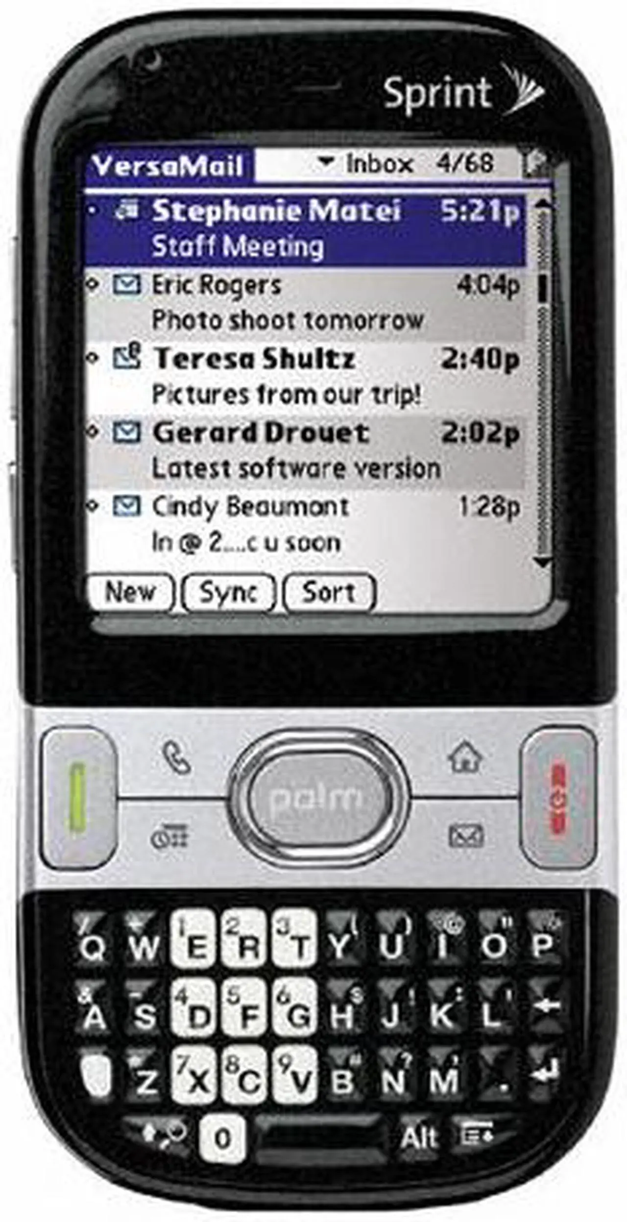 Palm Centro Black Unlocked GSM Smart Phone w/ Palm OS / 2.25" Screen ...