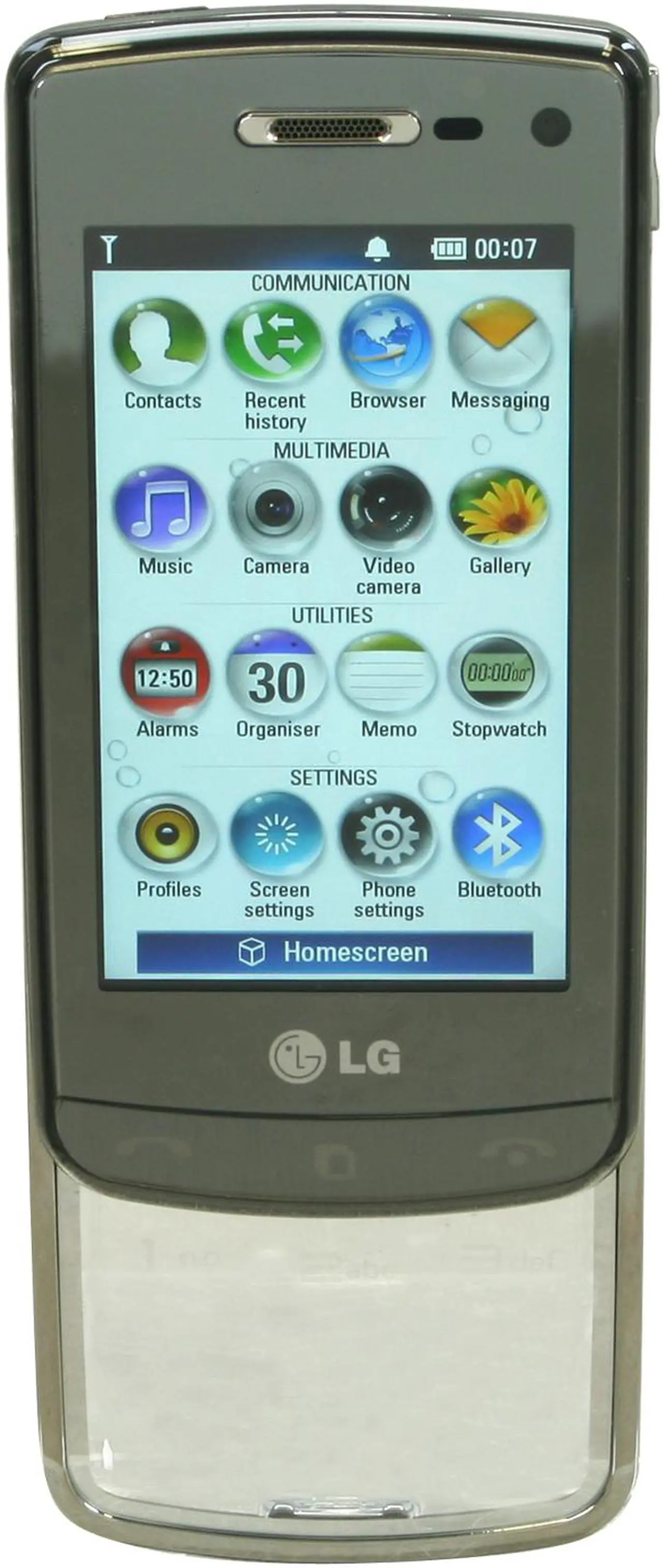 LG Crystal GD900 Titanium Unlocked Cell Phone International Version ...