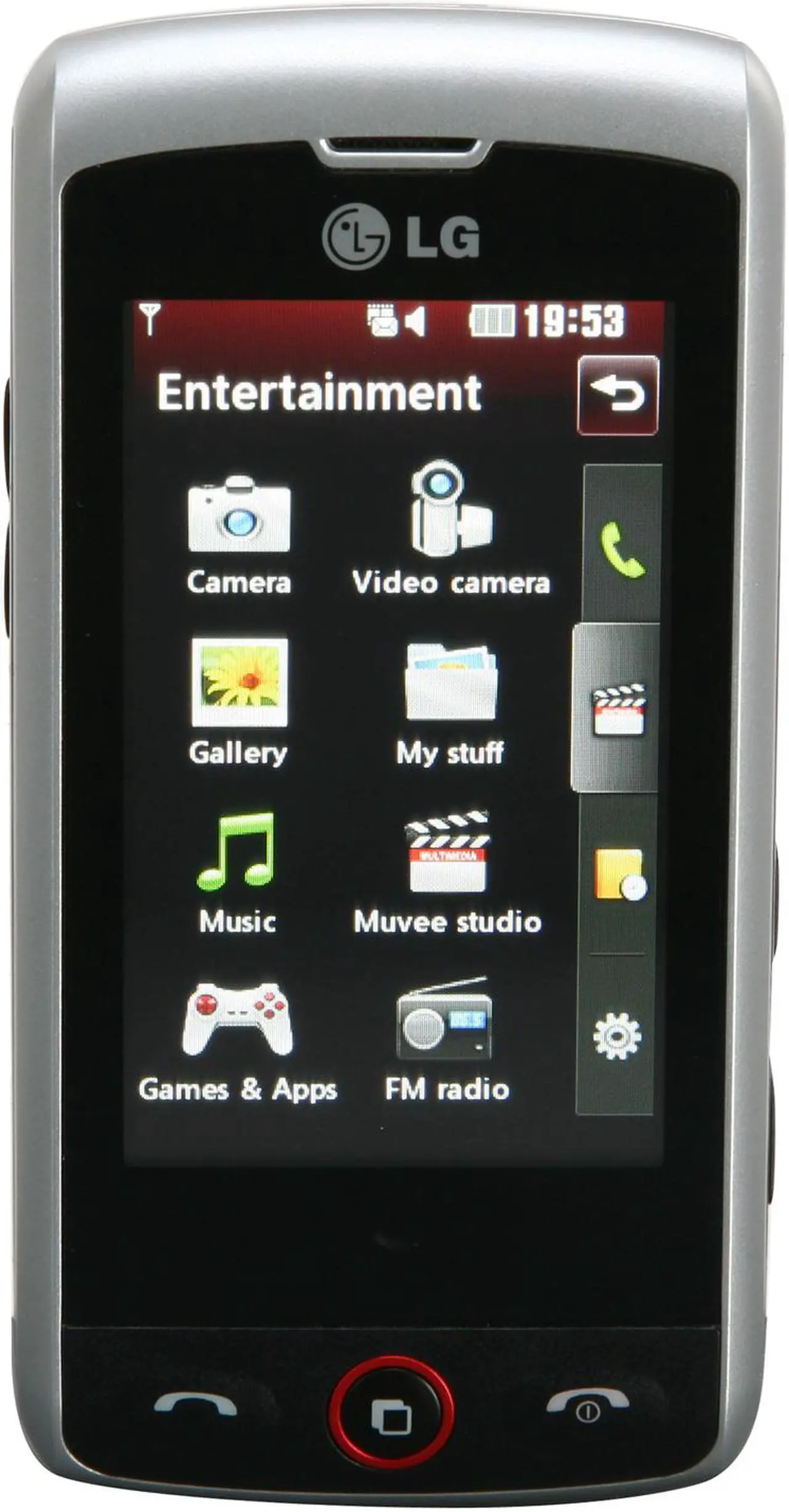 LG Calisto Black unlocked GSM slider phone with full QWERTY keyboard ...