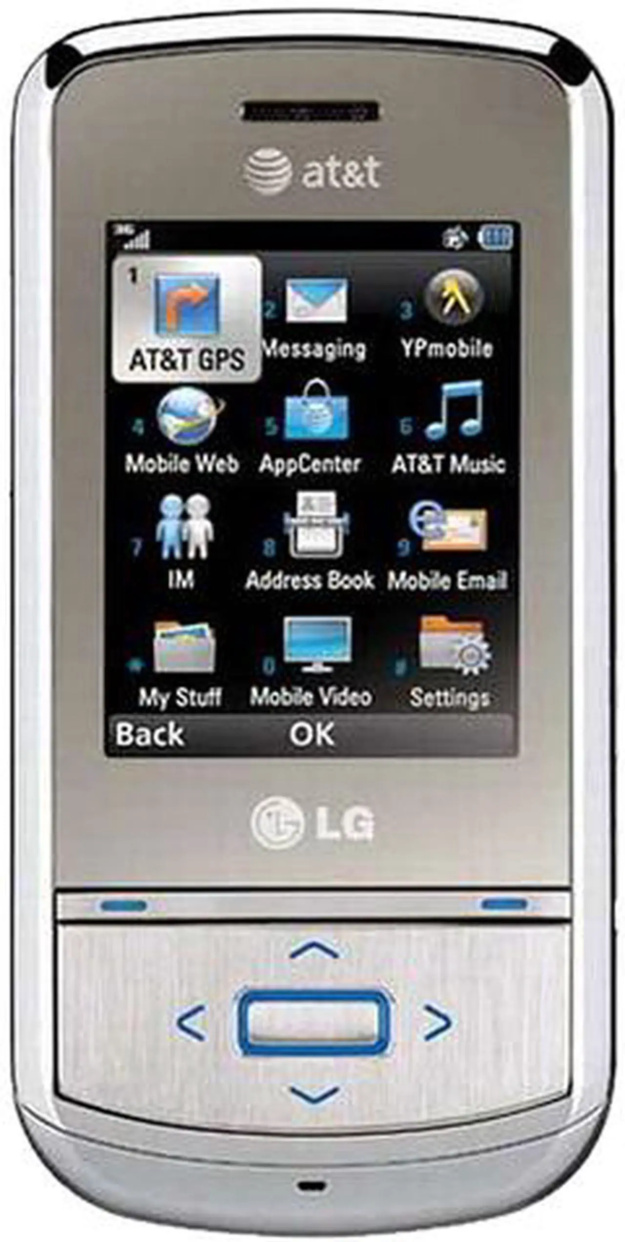 LG Shine II GD710 Unlocked GSM Slider Cell Phone 2.2" Silver - Newegg.com