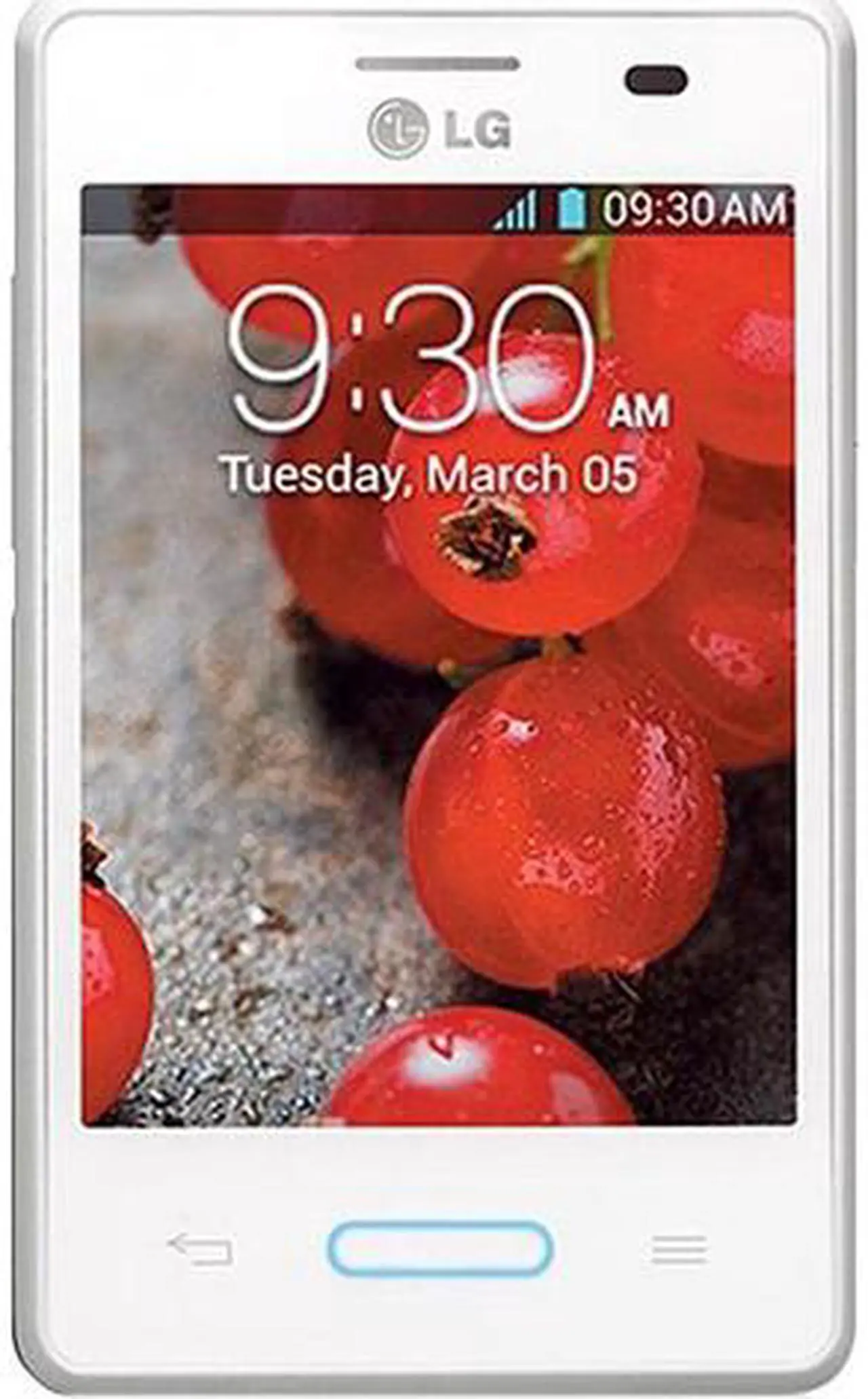 LG Optimus L3 II E425 Unlocked GSM Android Cell Phone 3.2" White ...