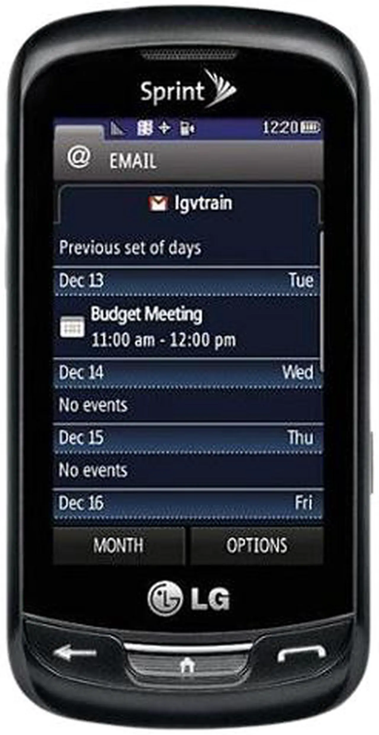 LG Rumor Reflex LN272 Grey Sprint CDMA Slider Cell Phone - Newegg.com