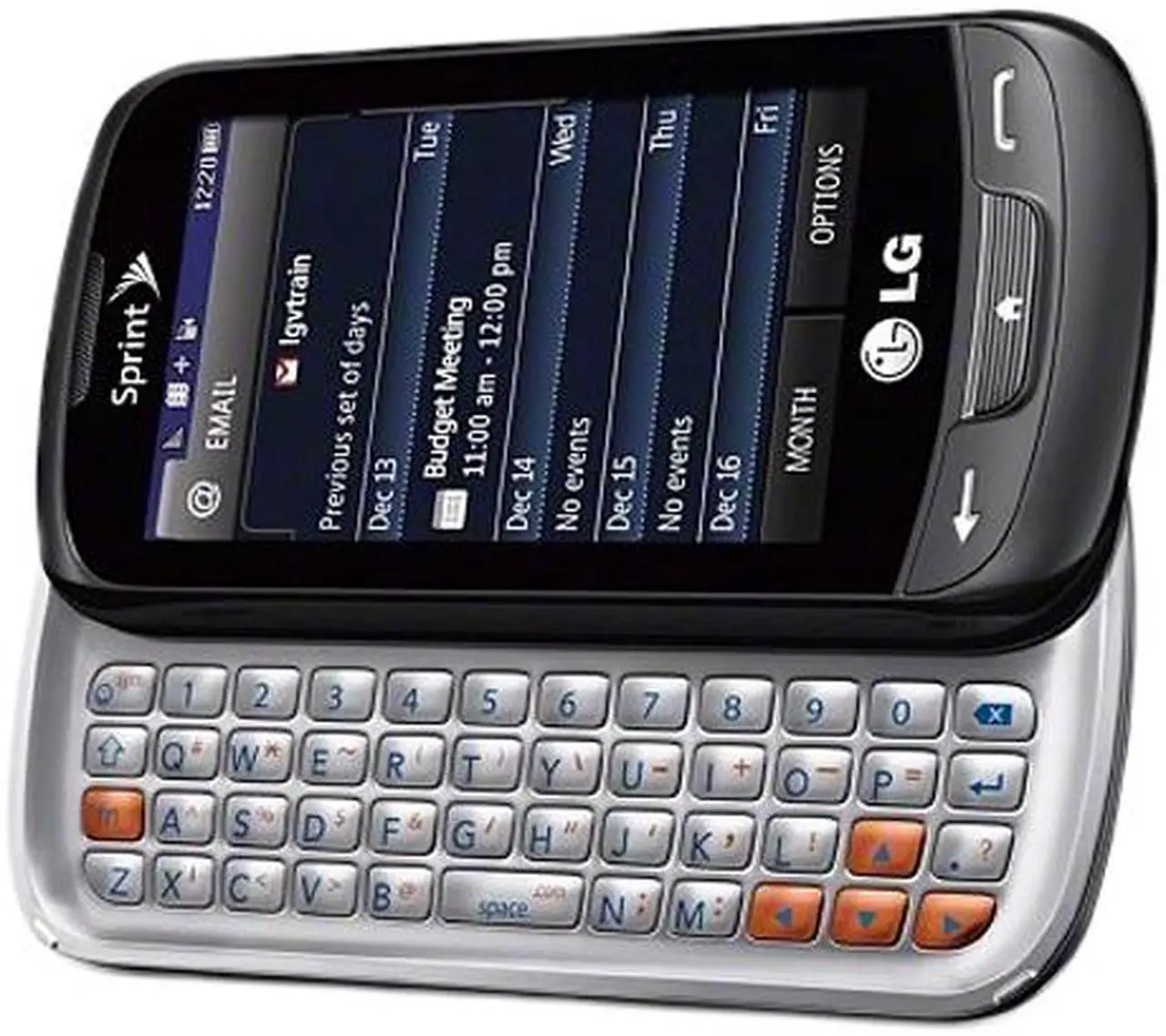 LG Rumor Reflex LN272 Grey Sprint CDMA Slider Cell Phone - Newegg.com