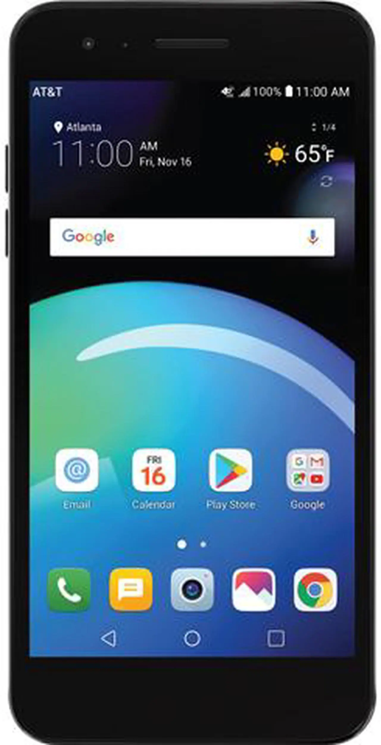 LG Phoenix 4 Black AT&T Prepaid Smartphone - Newegg.com