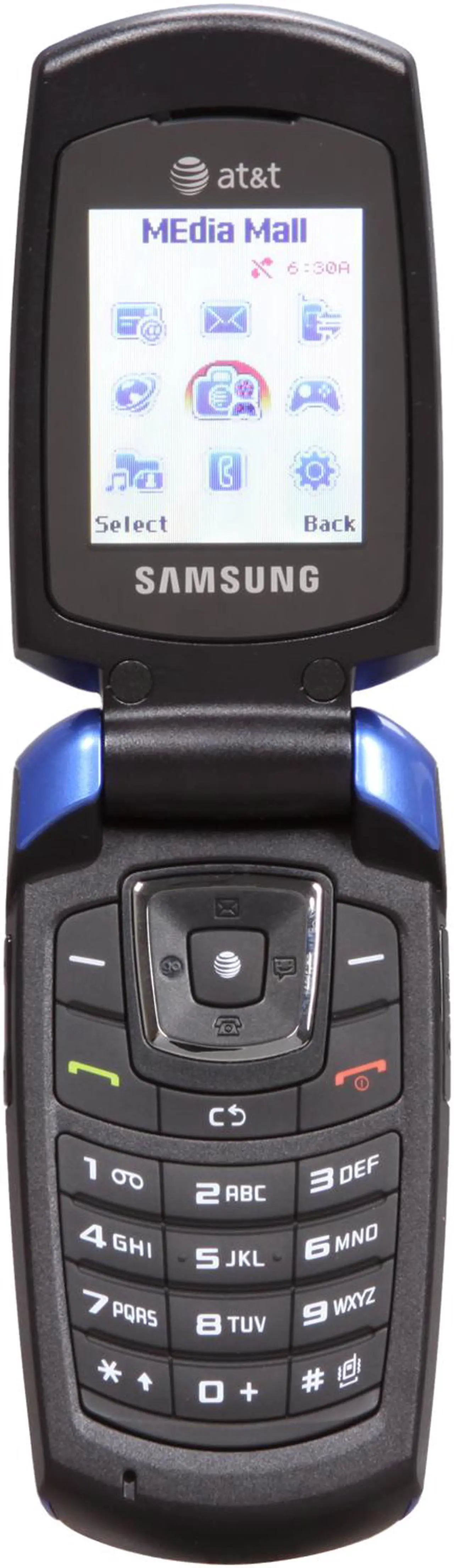 Samsung Blue Unlocked GSM Flip Phone with Speaker Phone / Store Photos ...