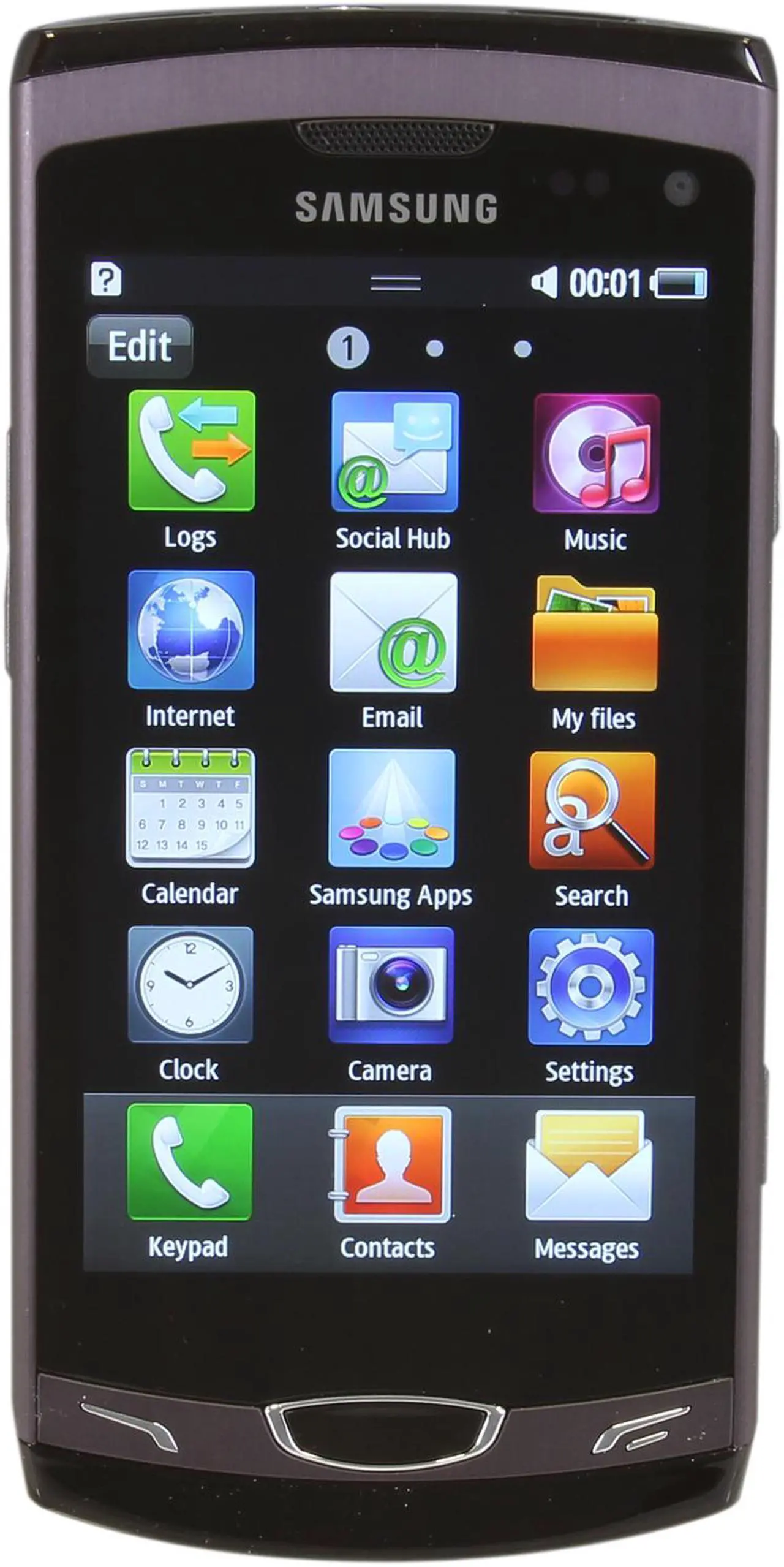 Samsung Wave II Black Unlocked GSM Phone w/ 3.7" Touch Screen / 5MP ...