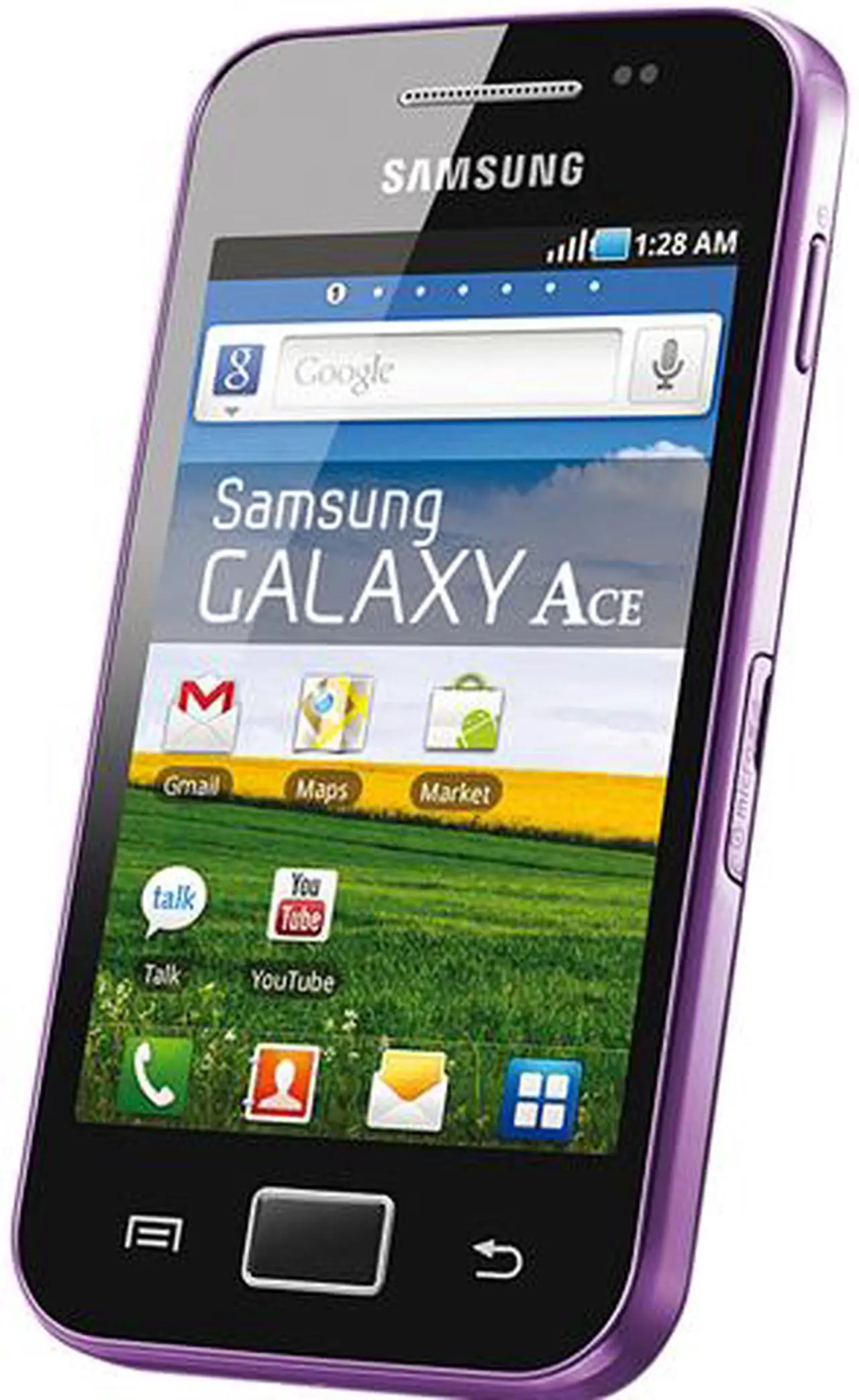 Samsung Galaxy Ace GT-S5830 Unlocked Cell Phone 3.5" Purple 158 MB ...