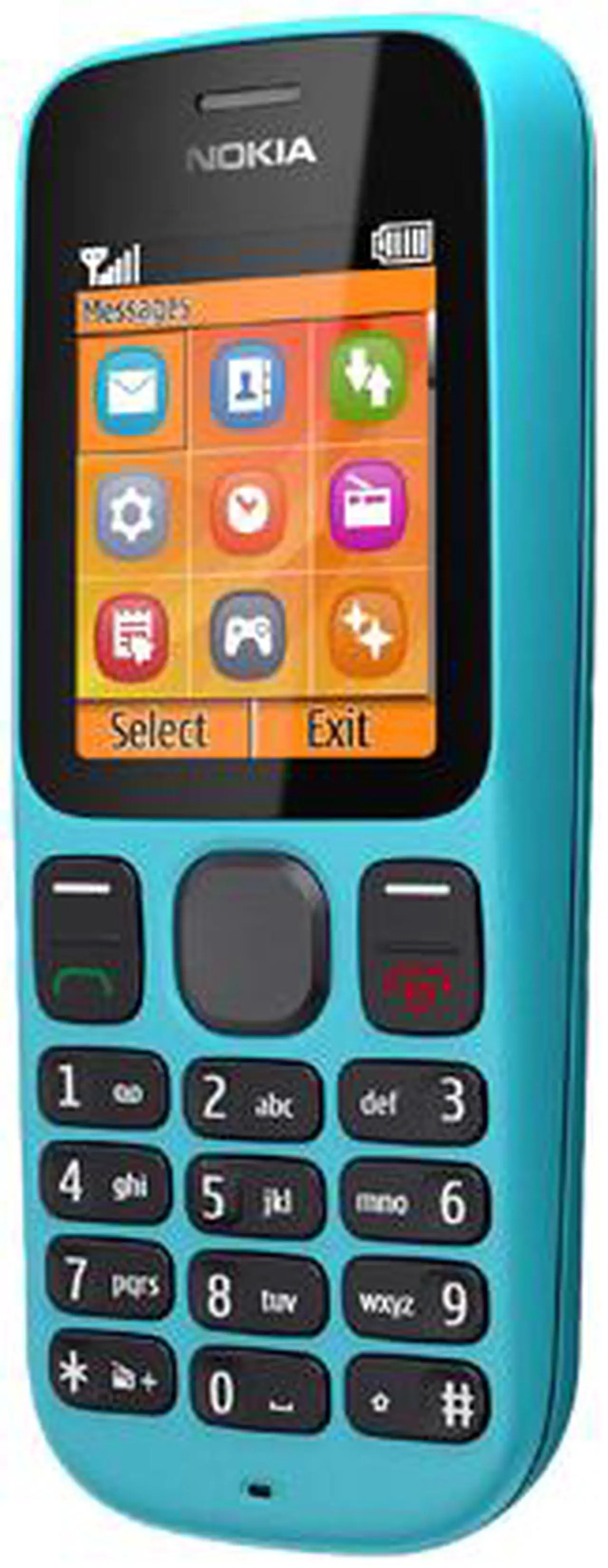 Nokia 100 Unlocked GSM Dual-Band Cell Phone 1.8" Blue - Newegg.com
