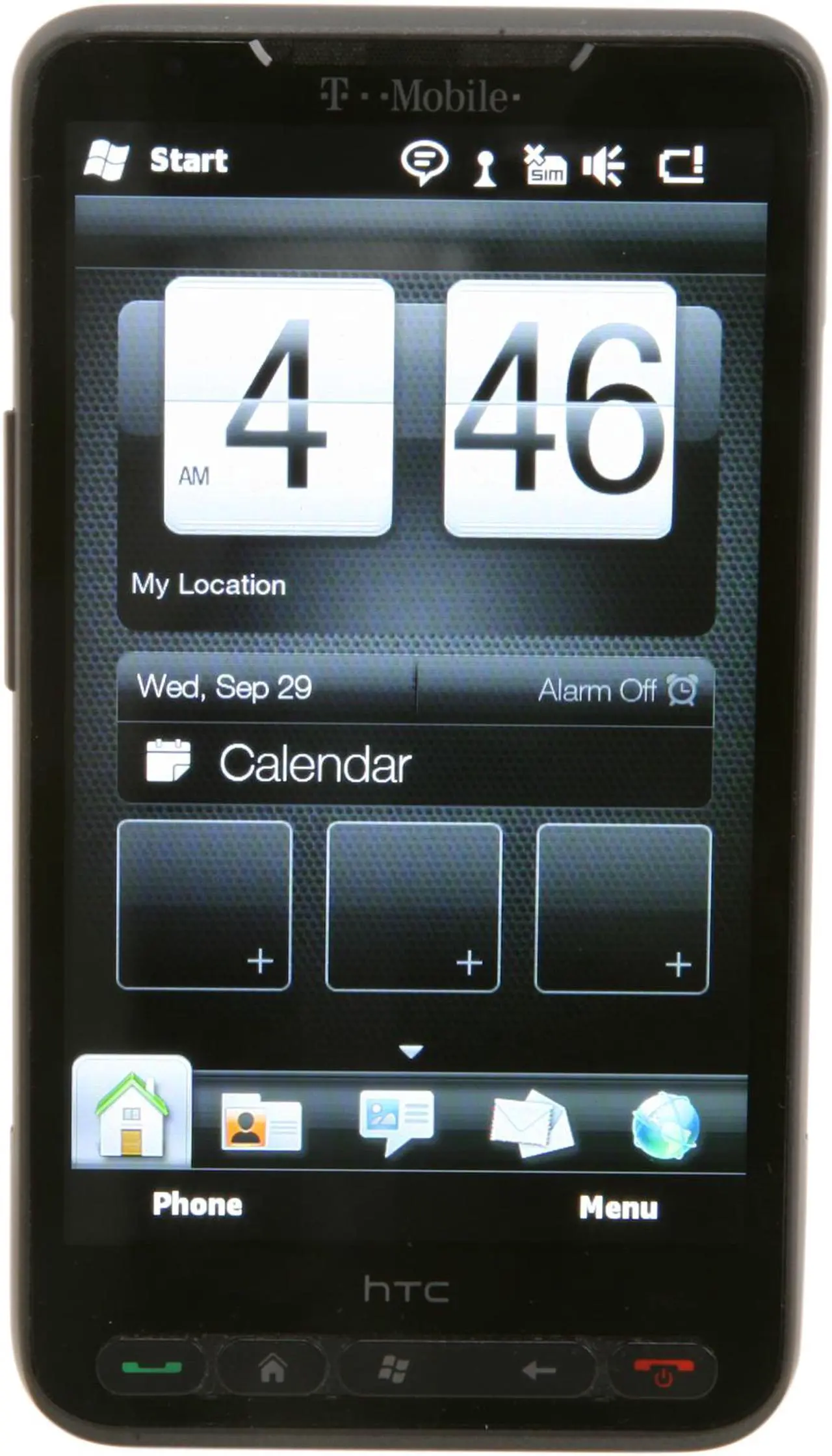 HTC HD2 Black Unlocked GSM Smart Phone w/ Windows Mobile OS / 1GHz ...