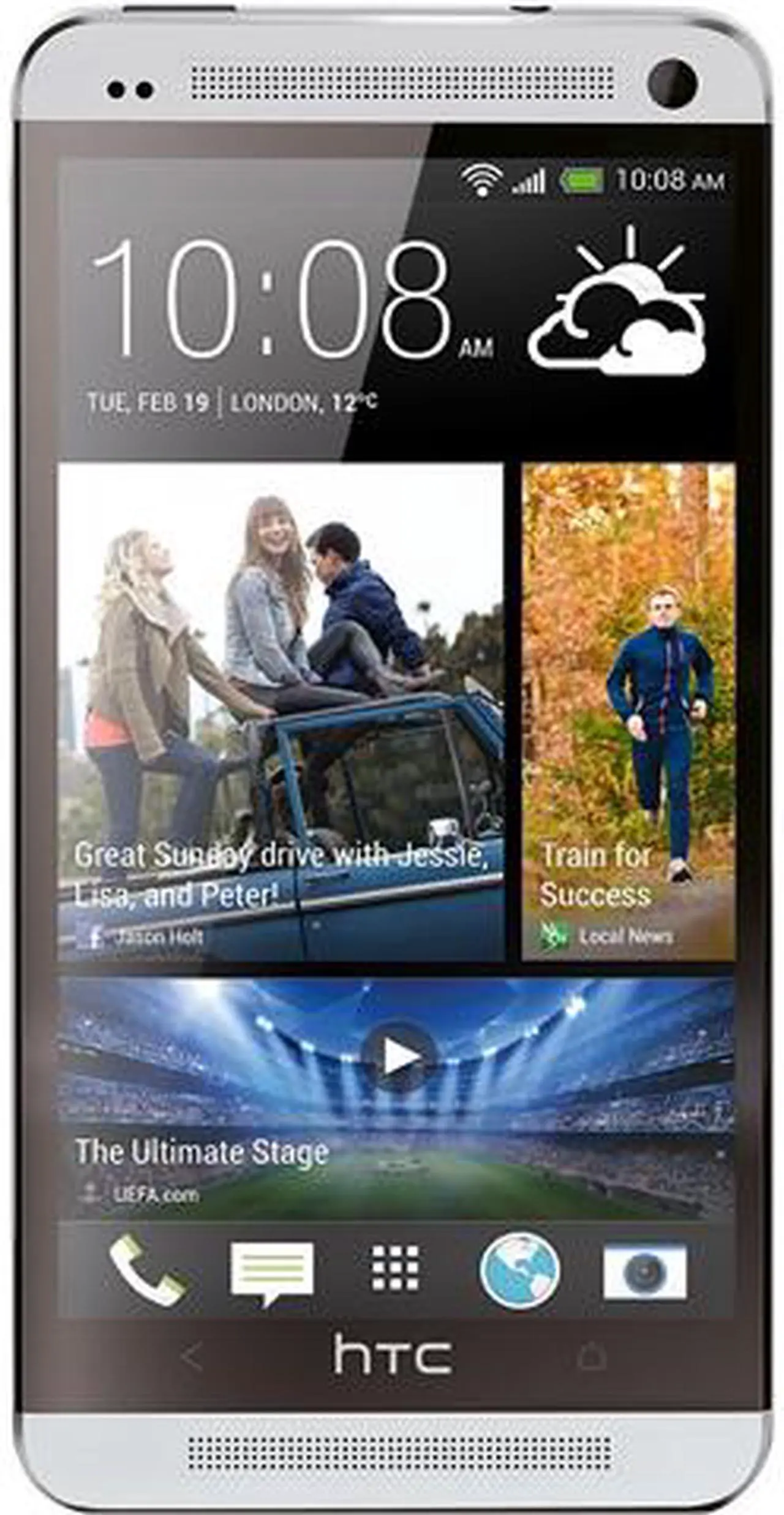 HTC ONE Silver LTE 32GB Verizon CDMA Android Cell Phone w/ Beats Audio ...
