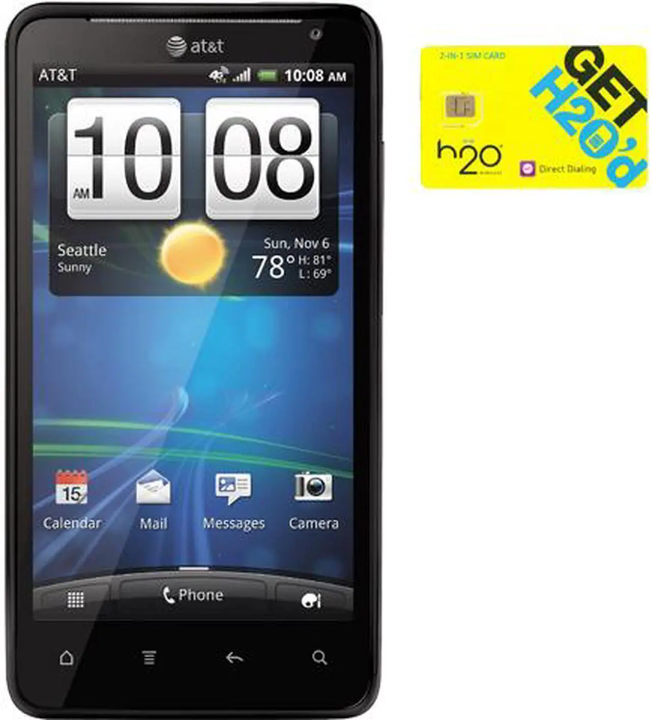 HTC Vivid X710a Black LTE 16GB GSM 4G LTE Android Cell Phone + H2O $50 ...