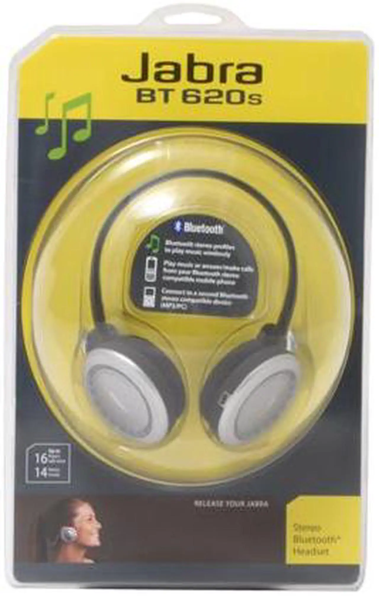 Jabra BT620 Bluetooth stereo headset for mobile phones, and other ...