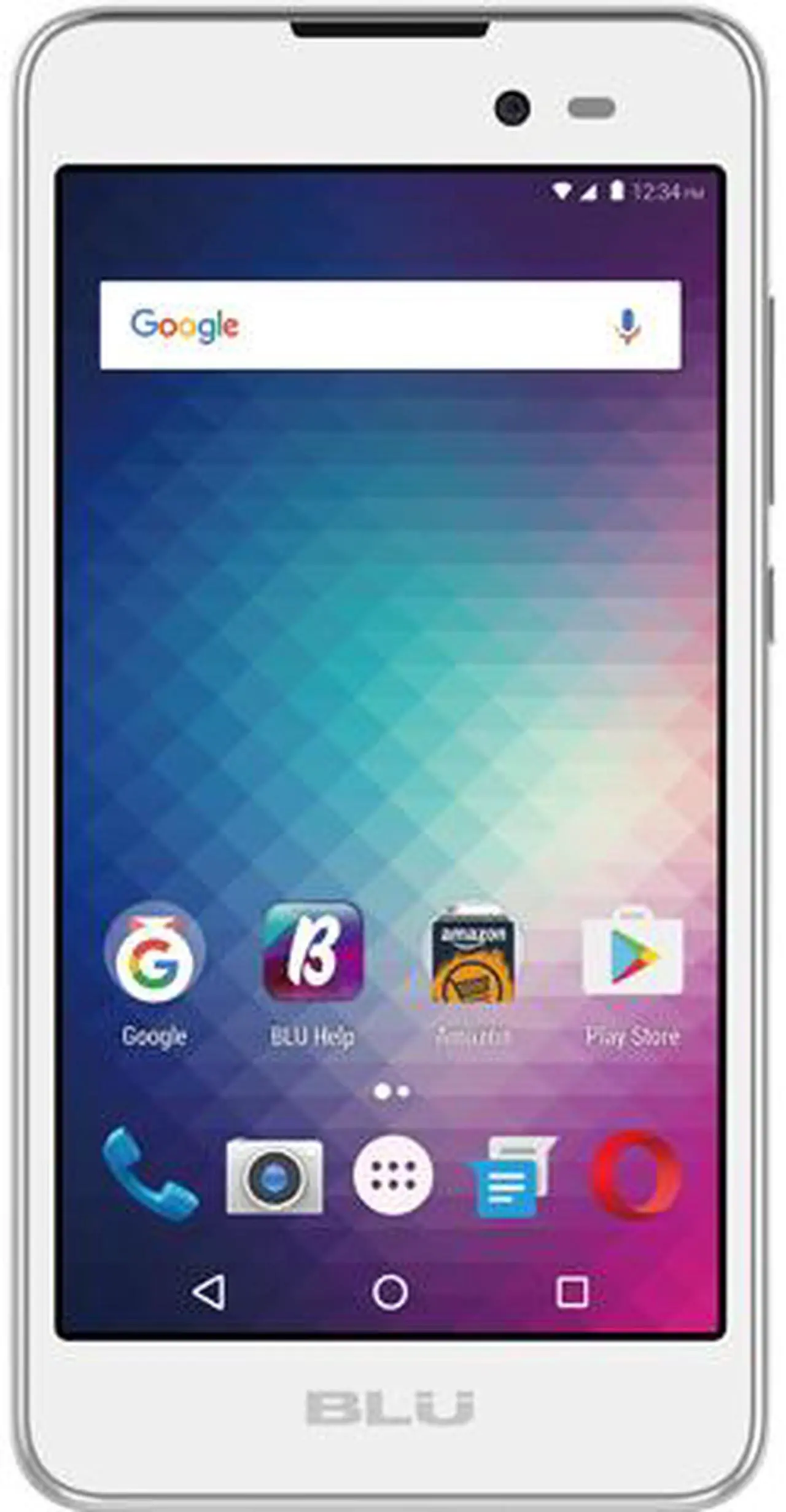 Blu Dash G D490U 3G Unlocked GSM Quad-Core Phone 5" White 4GB 512MB RAM ...