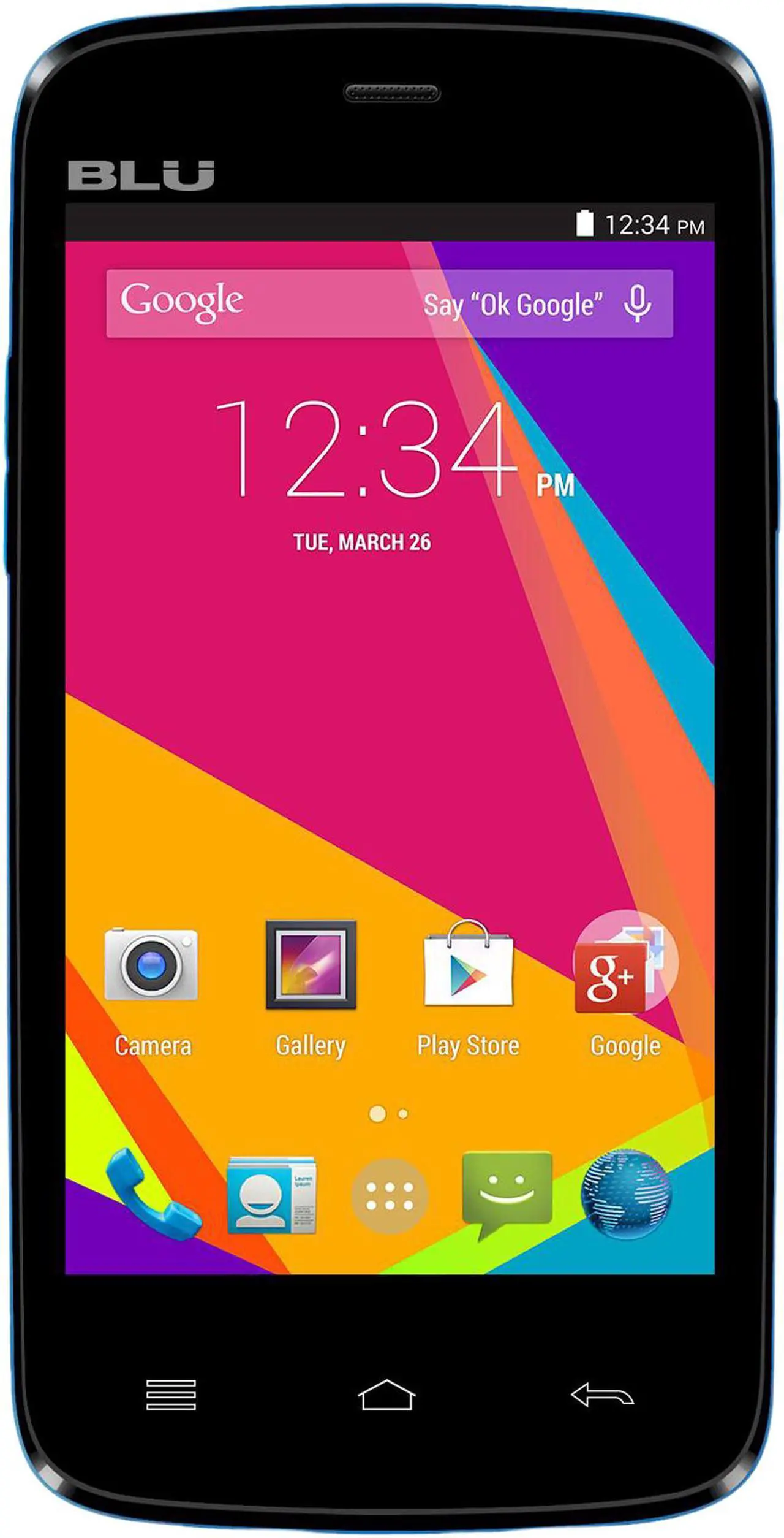 Blu Life Play Mini L190u 3G Unlocked GSM Dual-SIM Android Cell Phone 4. ...