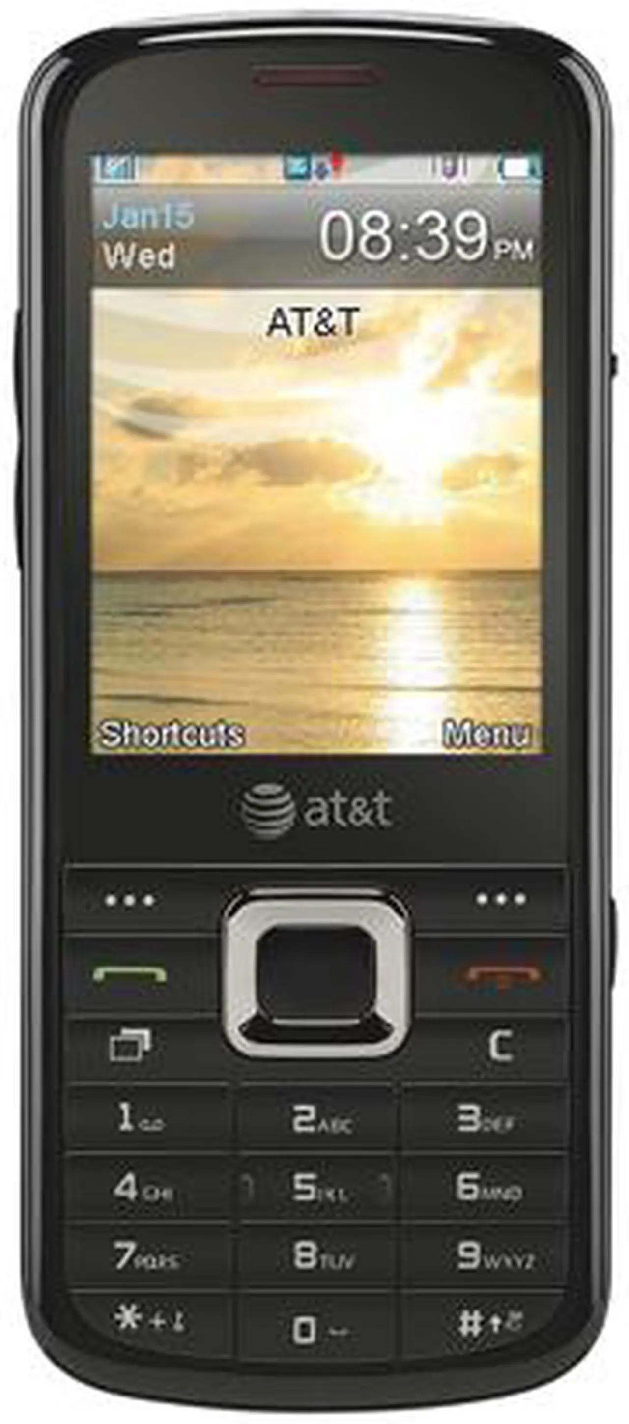 ZTE F160 Unlocked Cell Phone 2.4" Black 150 MB - Newegg.com