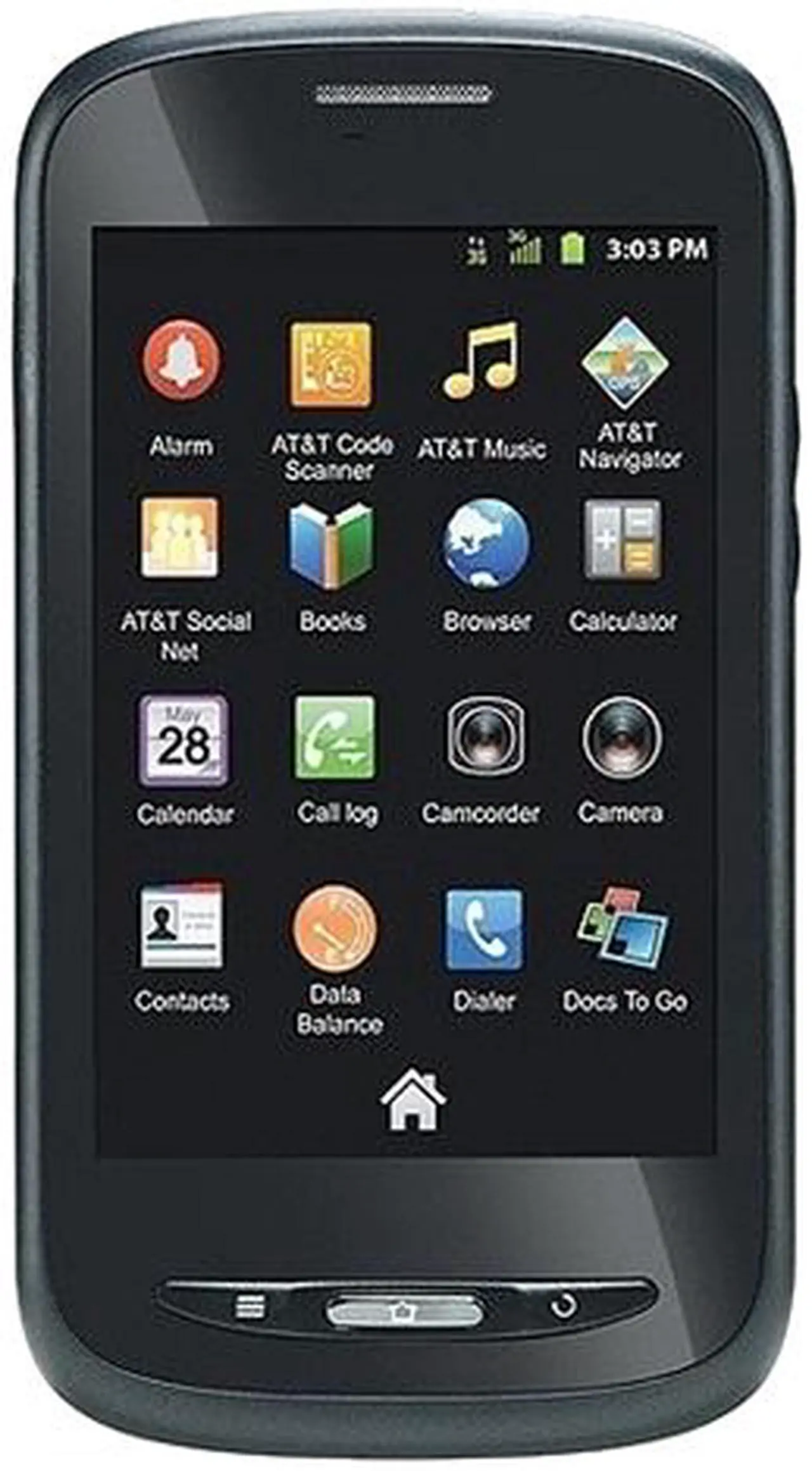 ZTE Avail Z990 Unlocked GSM Android Cell Phone 3.5" Black 512 MB ROM ...