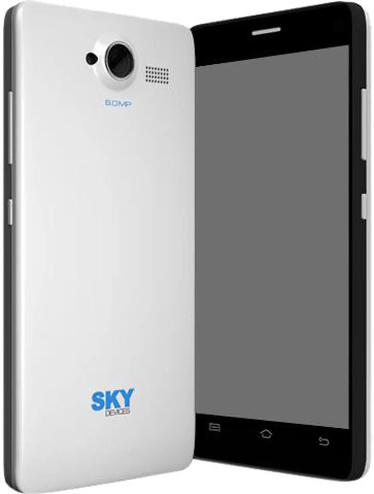 Sky Devices Platinum 5.0W, 5", 512MB/4GB, Unlocked Cell phone, White ...