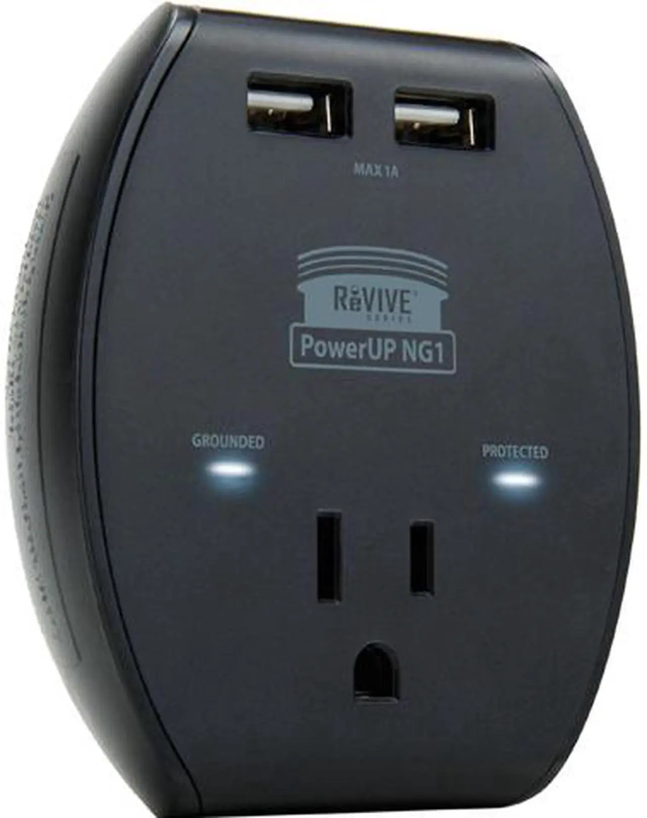ReVIVE PowerUP NG1 3-Port AC Outlet Adapter with 5V USB Power Output ...