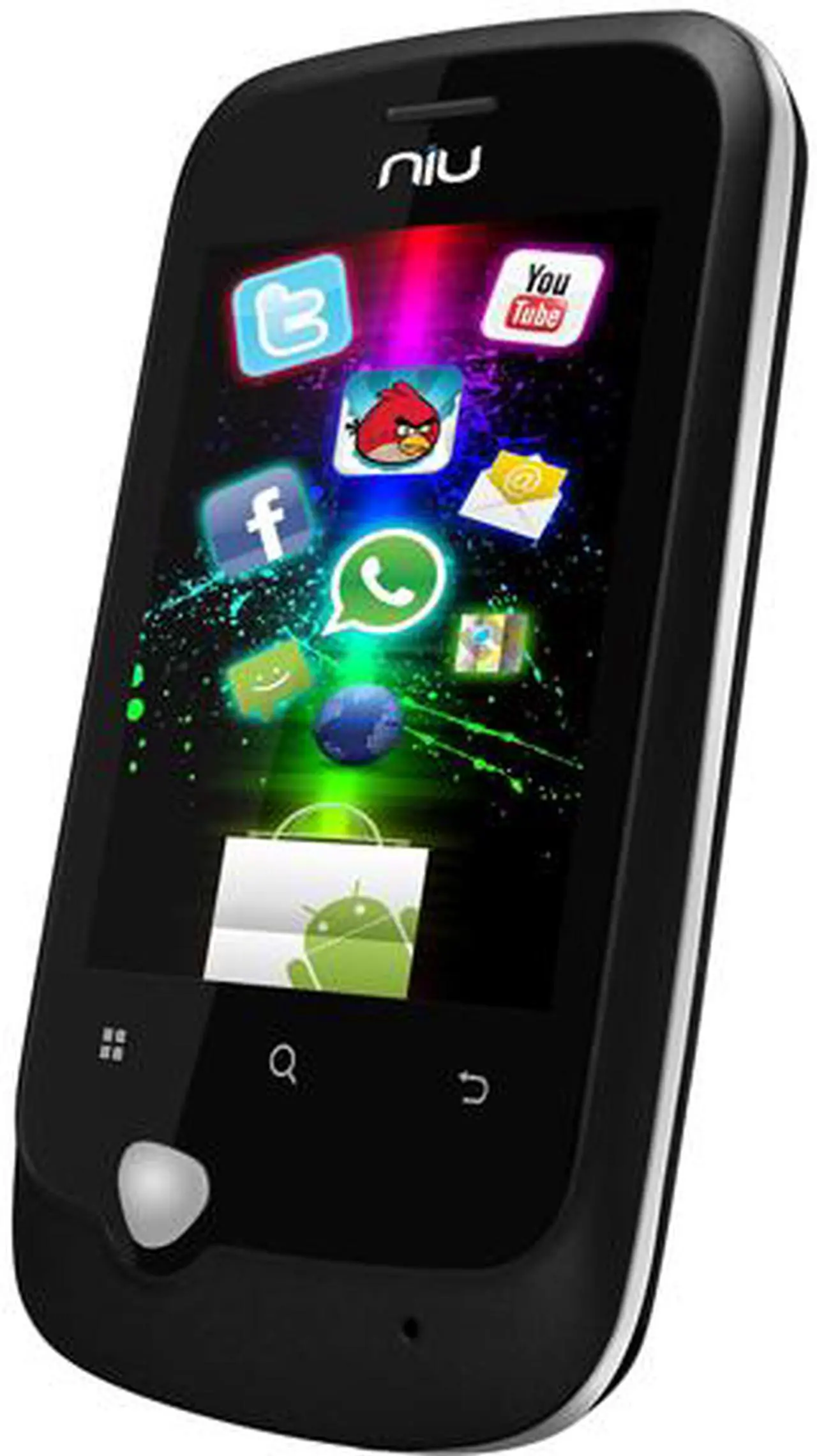 NIU Niutek N109 Unlocked Dual SIM Cell Phone 2.8" Black 256 MB ROM, 128 ...