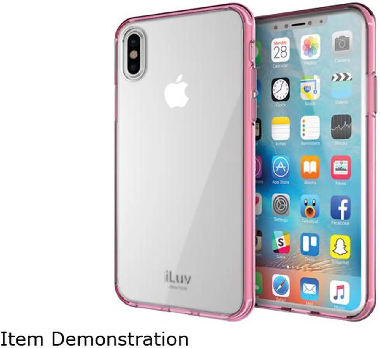 iLuv Vyneer Pink Transparent Case for iPhone X AIXVYNEPN - Newegg.com