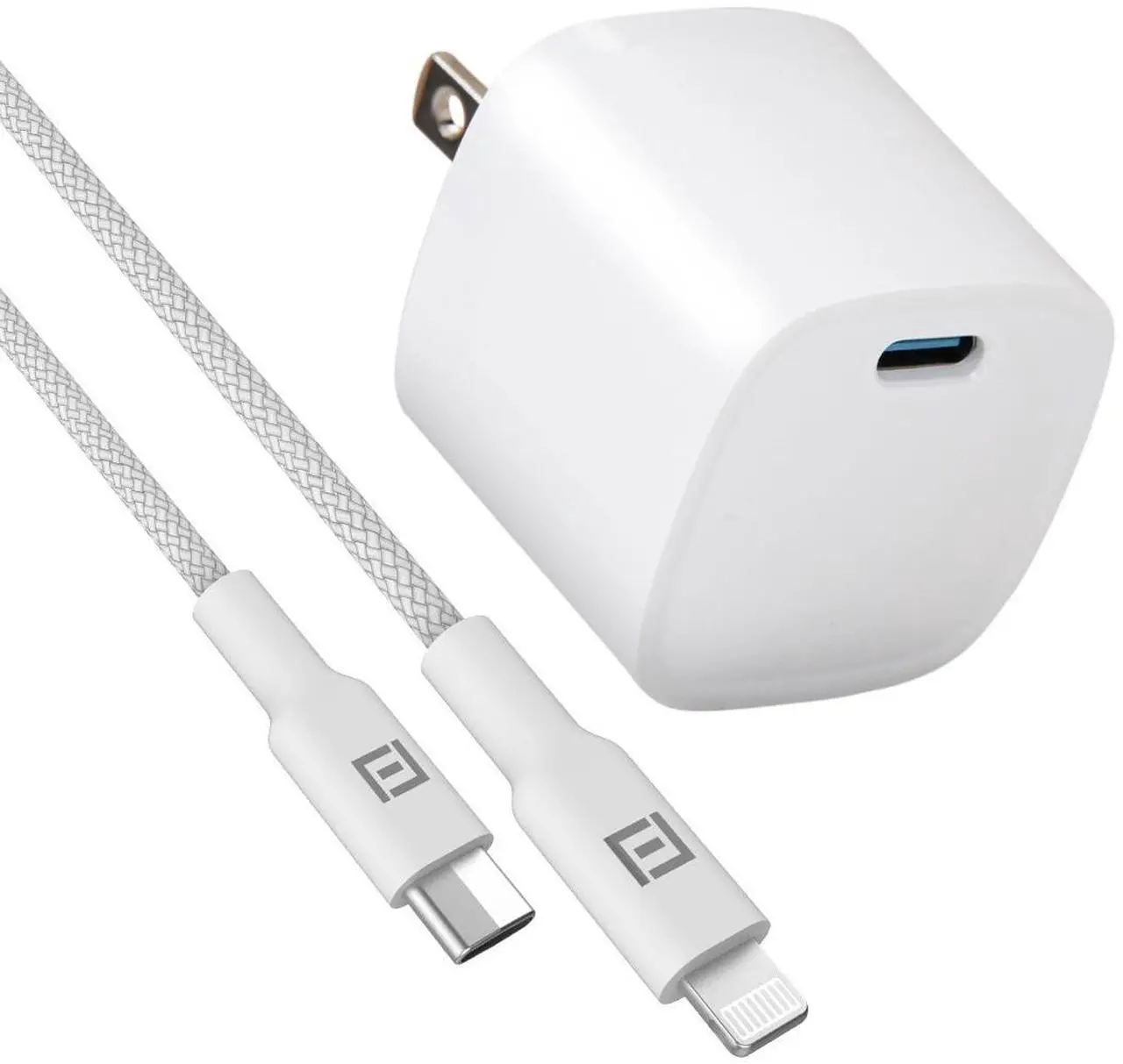PureGear 30W Single Port USB-C Wall Charger with 4 foot USB-C to ...