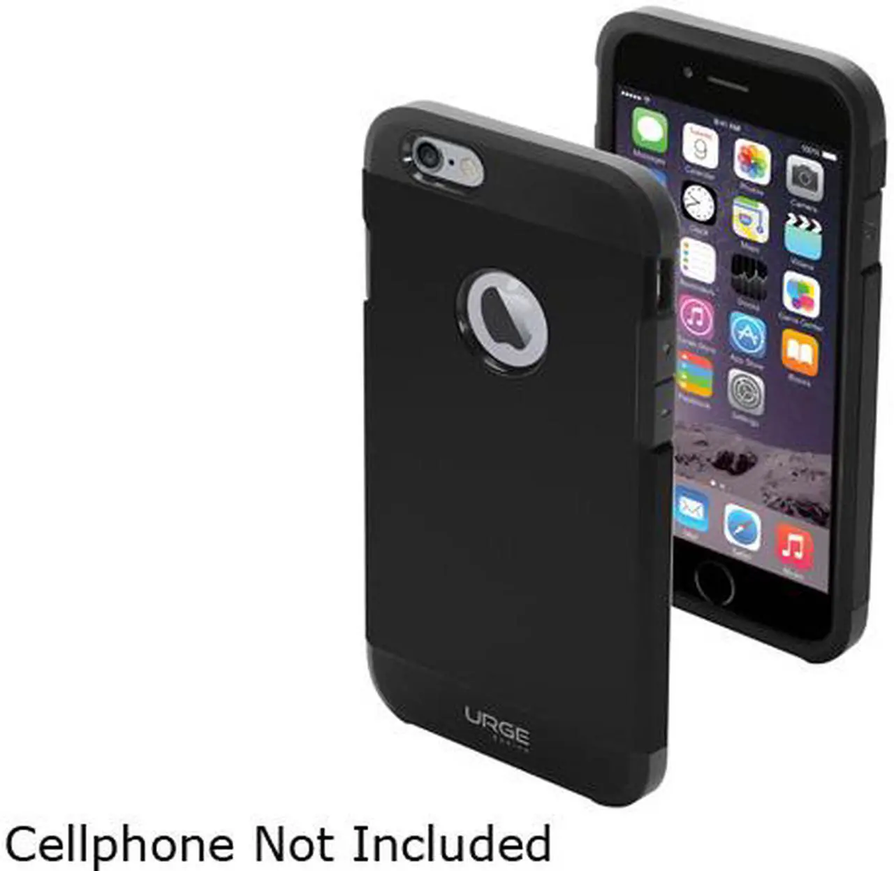 URGE Basics Black iPhone 6 Plated Case UG-IP6SILPLATCAS-BLK - Newegg.com
